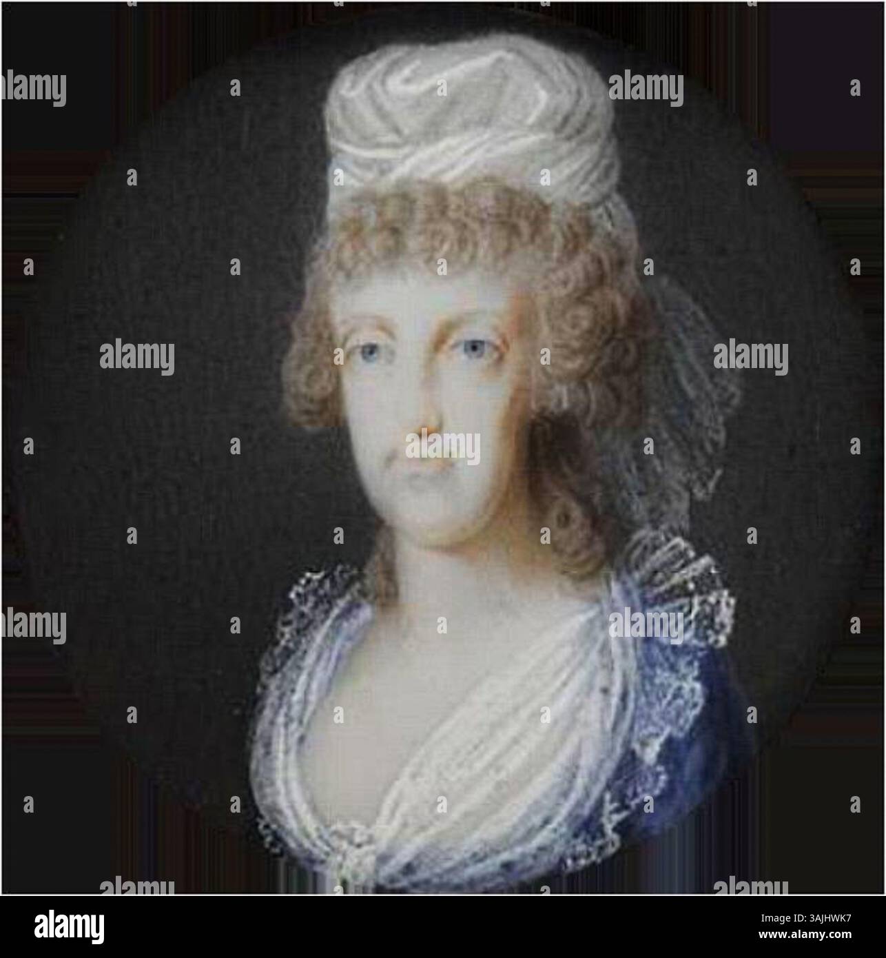 This 18th-century gouache on ivory portrait attributed to Giuseppe ...