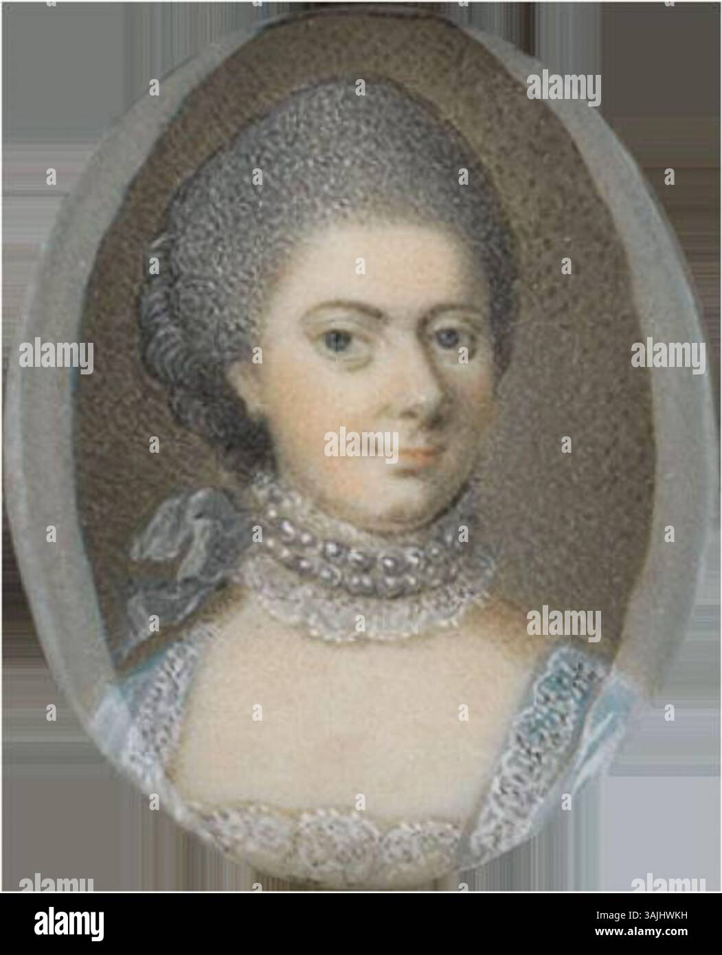 This presumed portrait from circa 1760 depicts Sophie Caroline Marie of ...