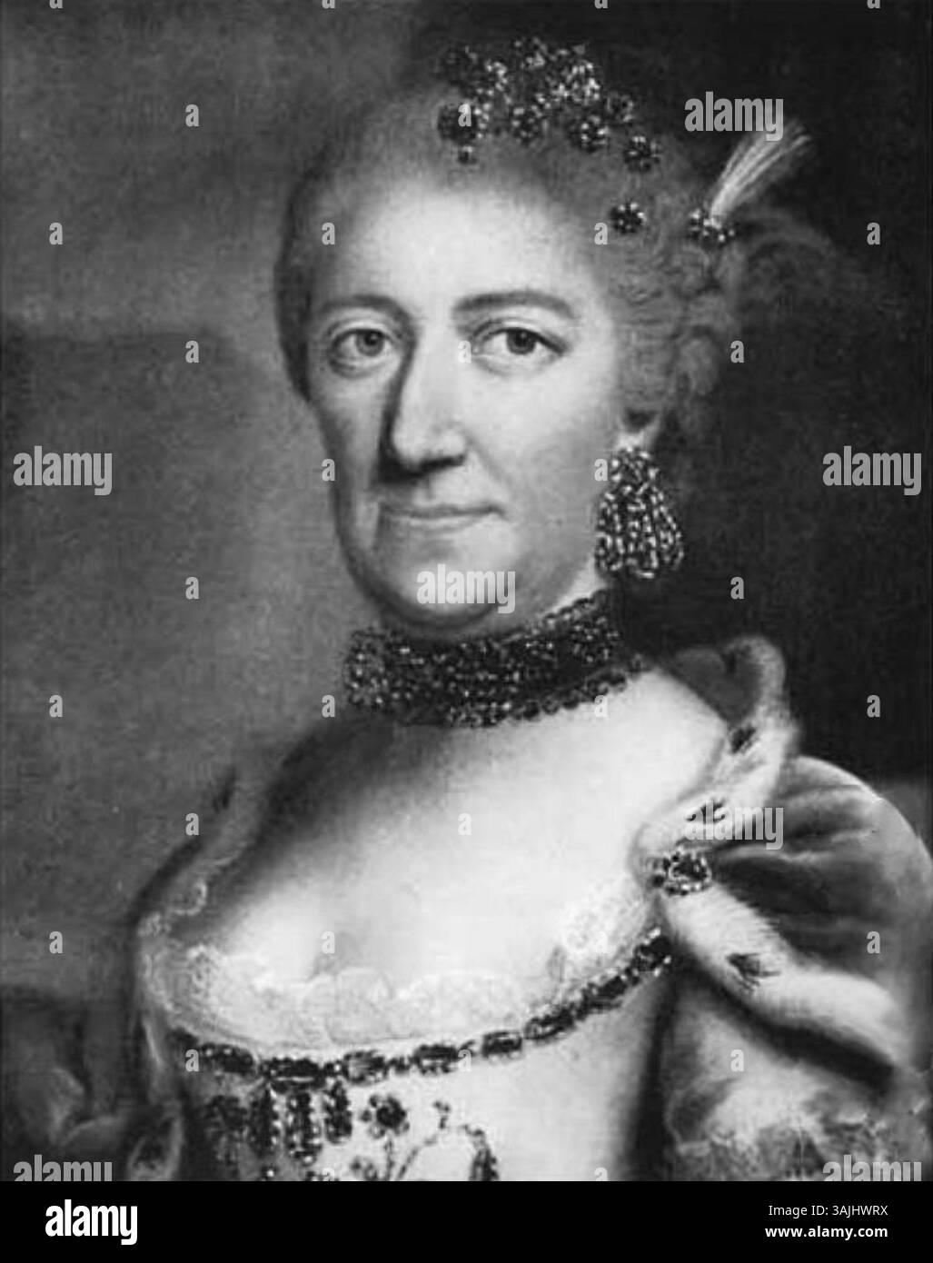 Portrait of Elisabeth Augusta von Baden-Baden, Countess of Althann ...