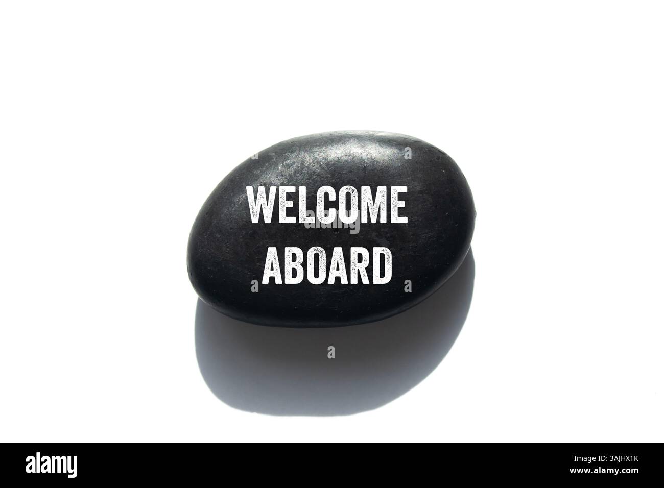 Welcome aboard message written Cut Out Stock Images & Pictures - Alamy