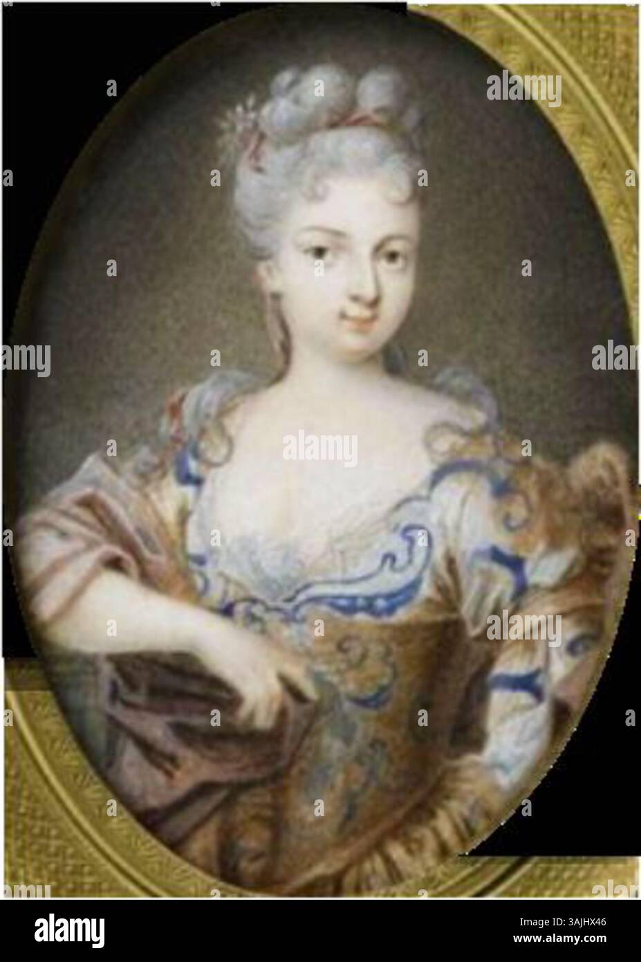 Portrait of Charlotte Godefride de Rohan-Soubise (1737–1760), wife of ...