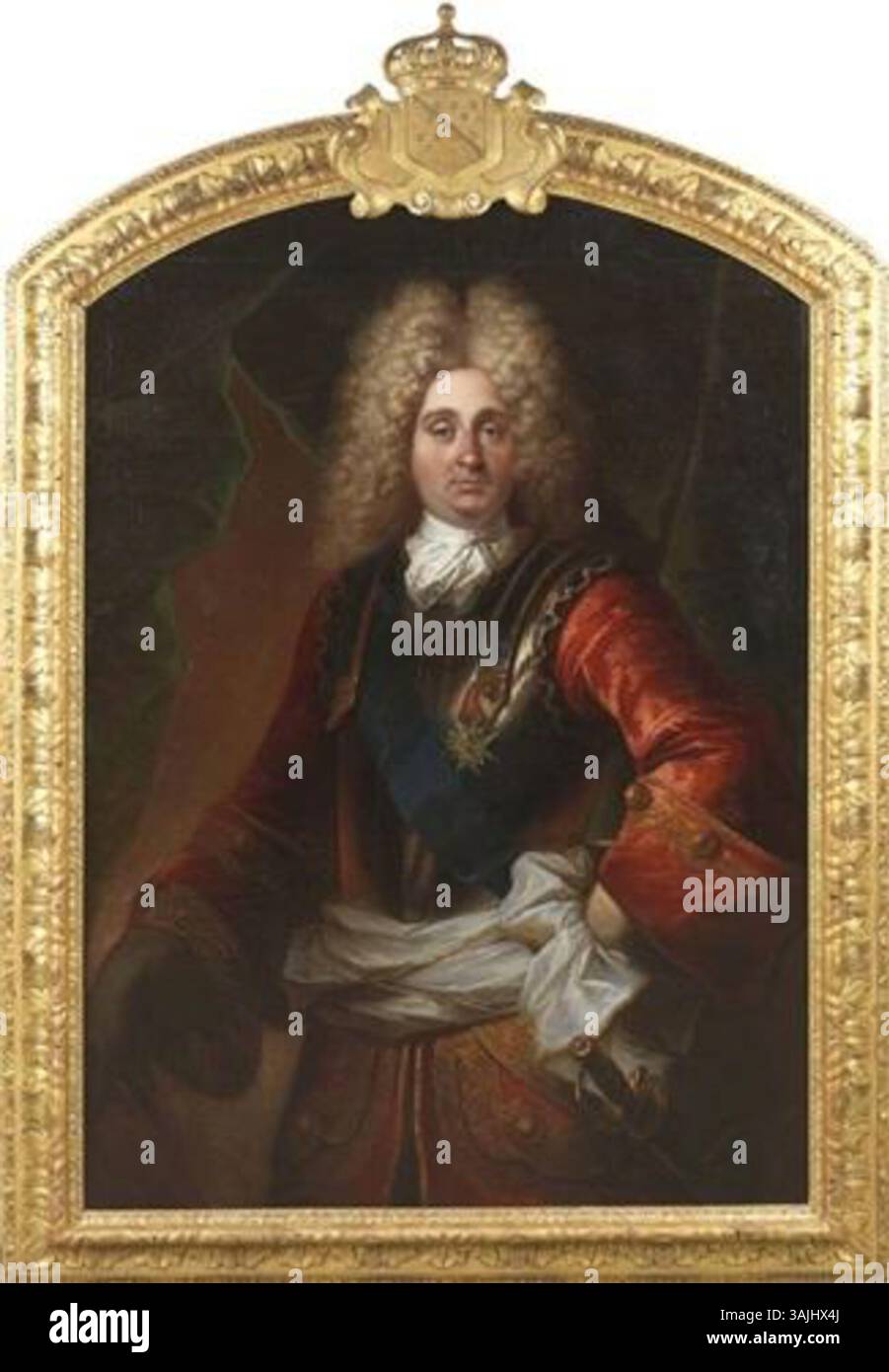 This 17th-century portrait by Alexis-Simon Belle depicts Louis ...