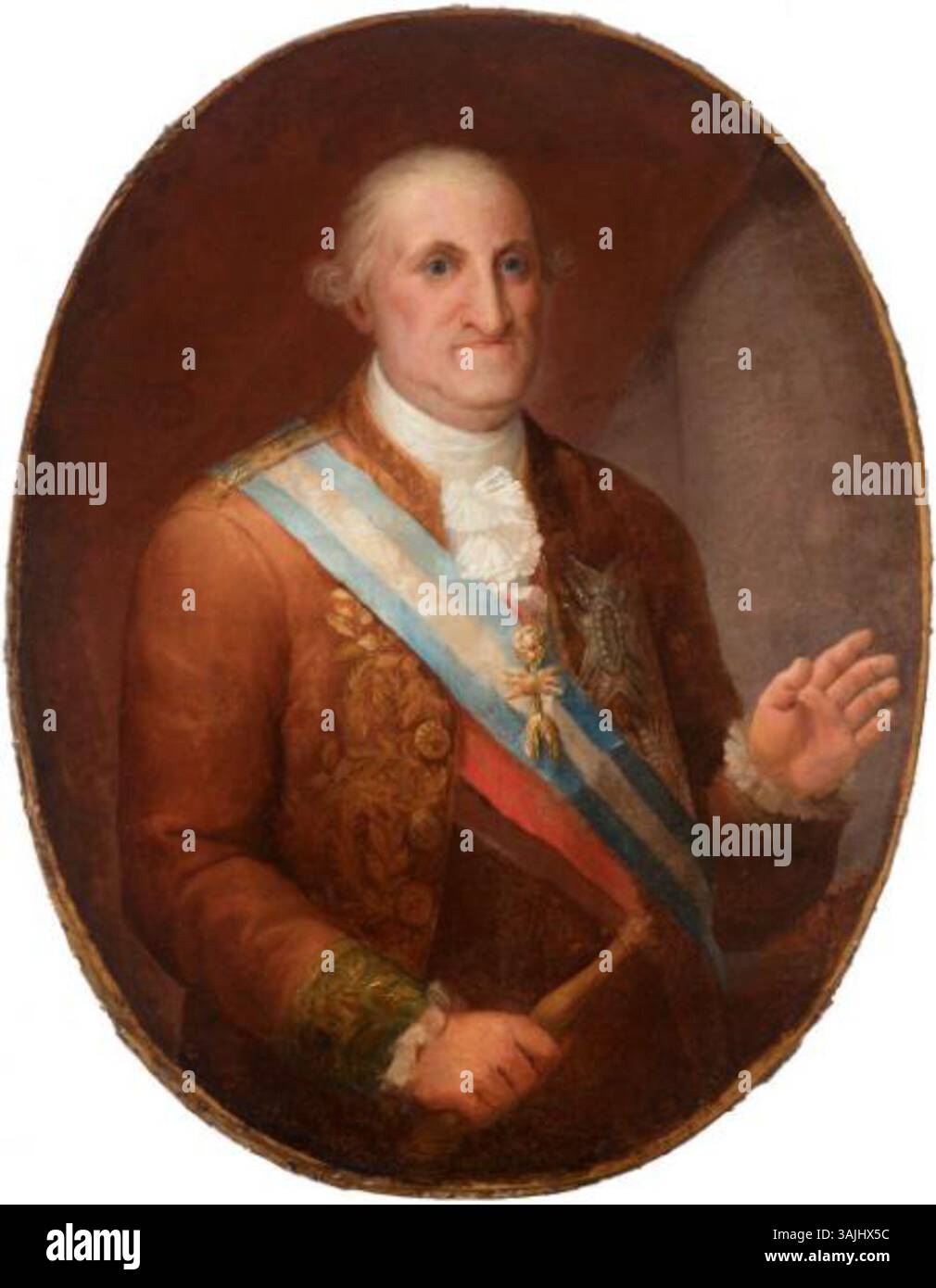 This portrait of Charles IV of Spain, attributed to Antonio Carnicero ...