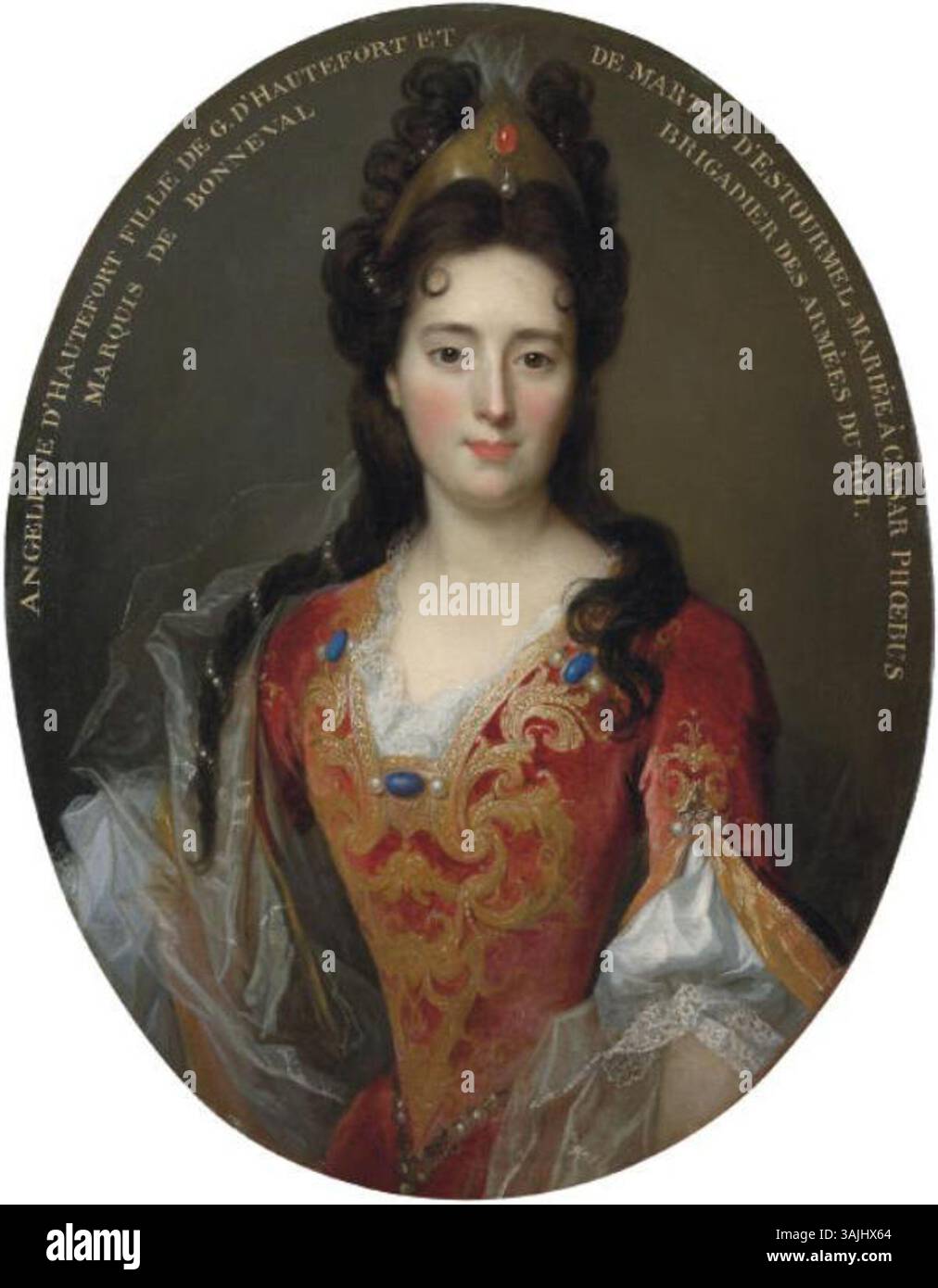 A 17th-century portrait by Nicolas de Largillière depicting Angélique d ...
