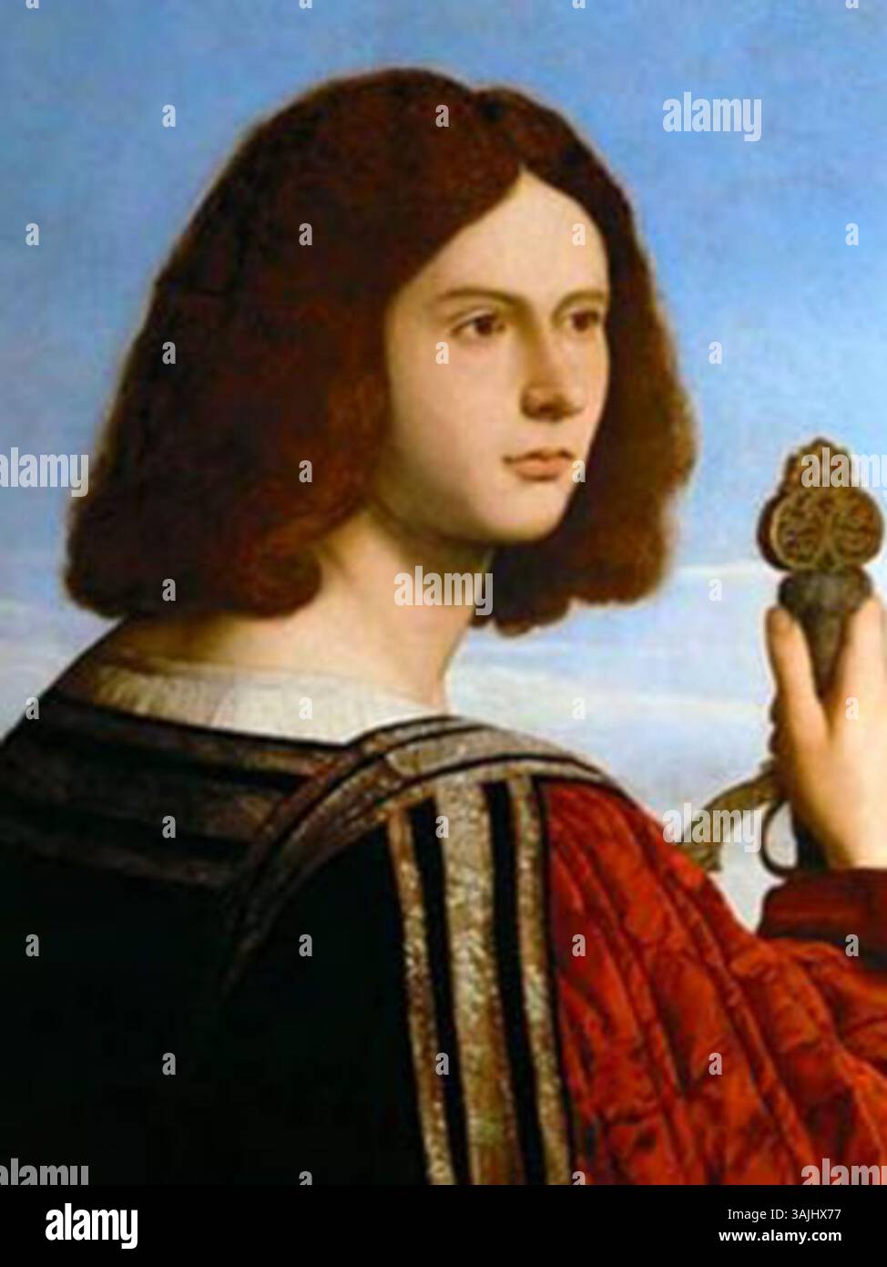 A 16th-century portrait believed to depict Francesco Maria della Rovere, Duke of Urbino, painted ...