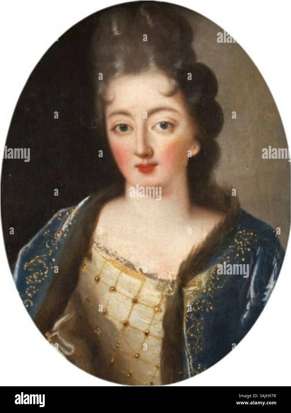 This painting, likely from circa 1700, is a portrait of Marie-Anne de ...