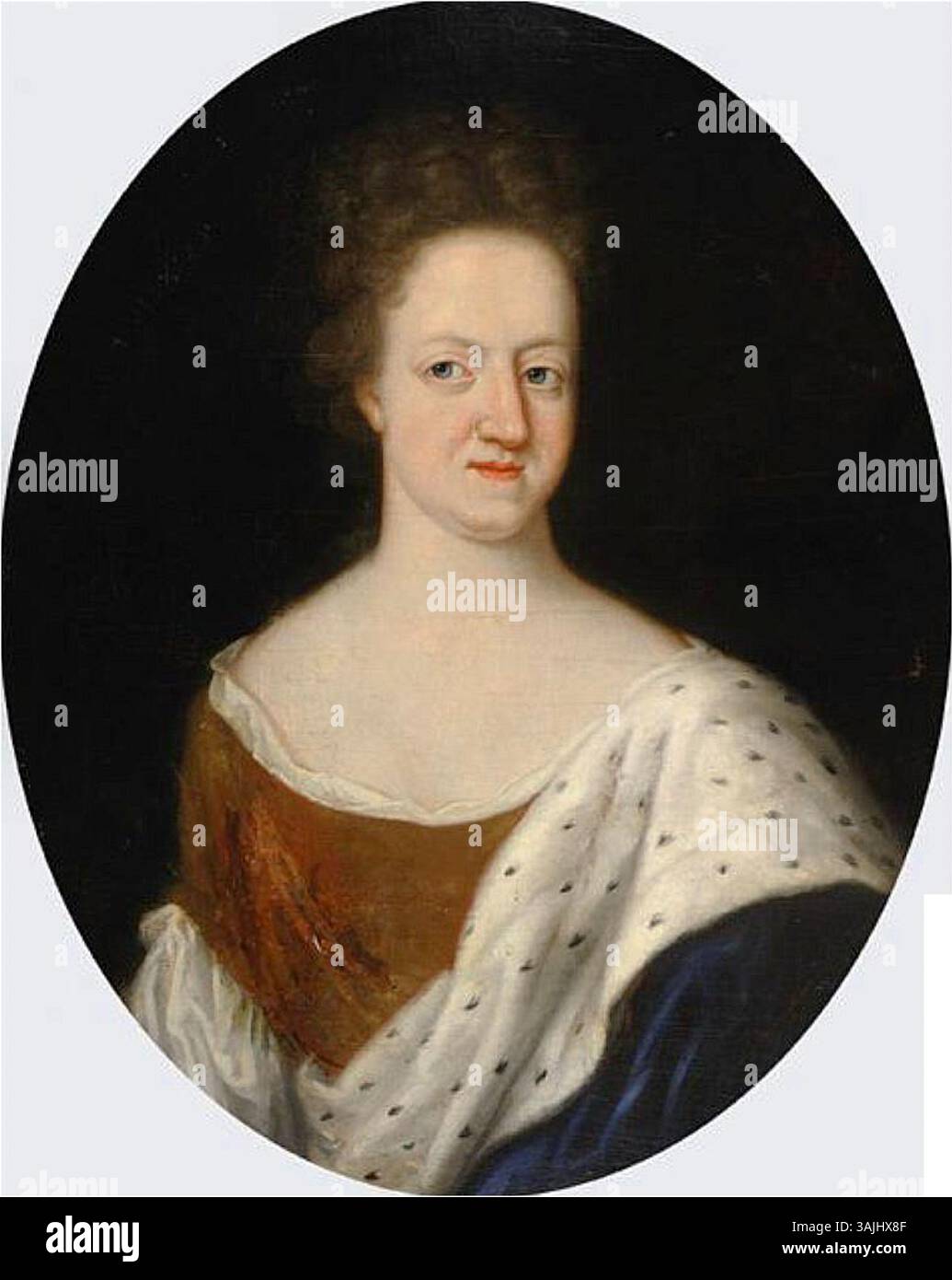 This 18th-century portrait by Ludwig Weyandt portrays Princess ...