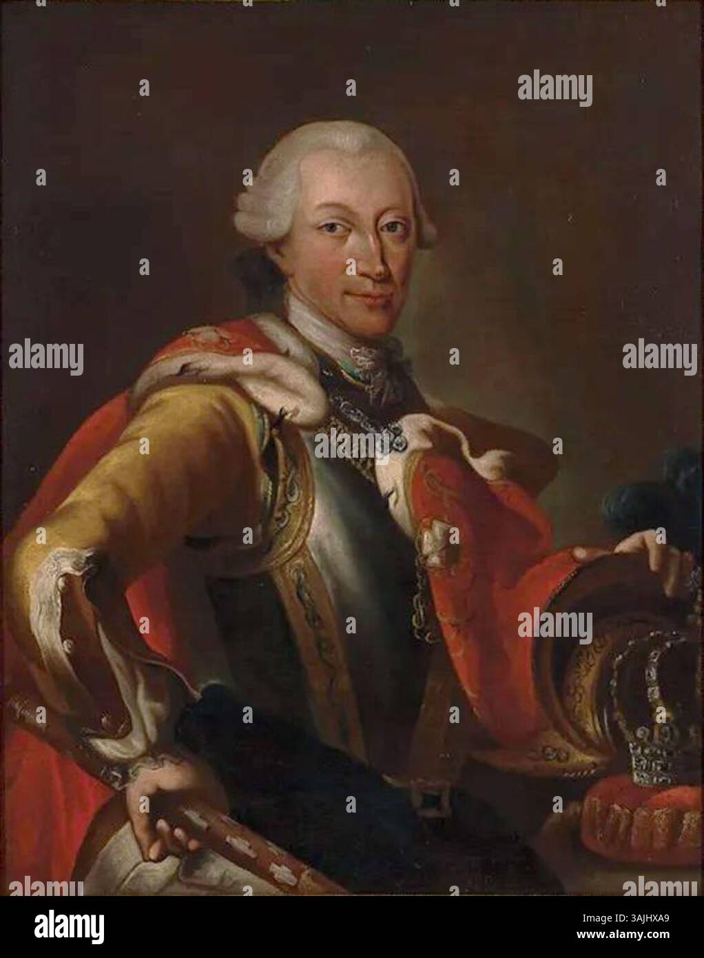This 18th-century portrait shows Vittorio Amedeo III of Sardinia (1726 ...