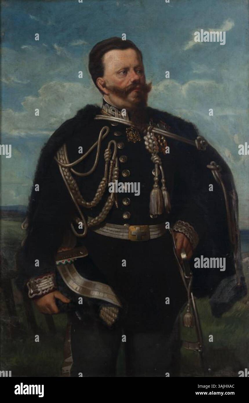 This 1860 portrait by Rodolfo Morgari depicts Vittorio Emanuele II of ...