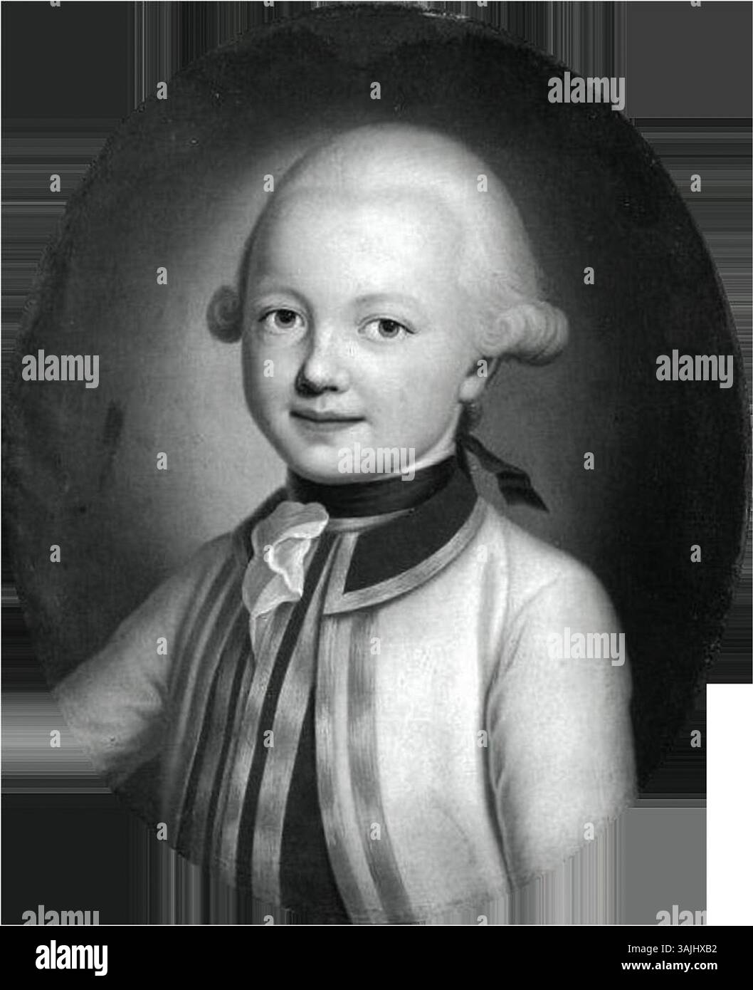 This 18th-century portrait by Johann Ludwig Strecker shows Prince ...