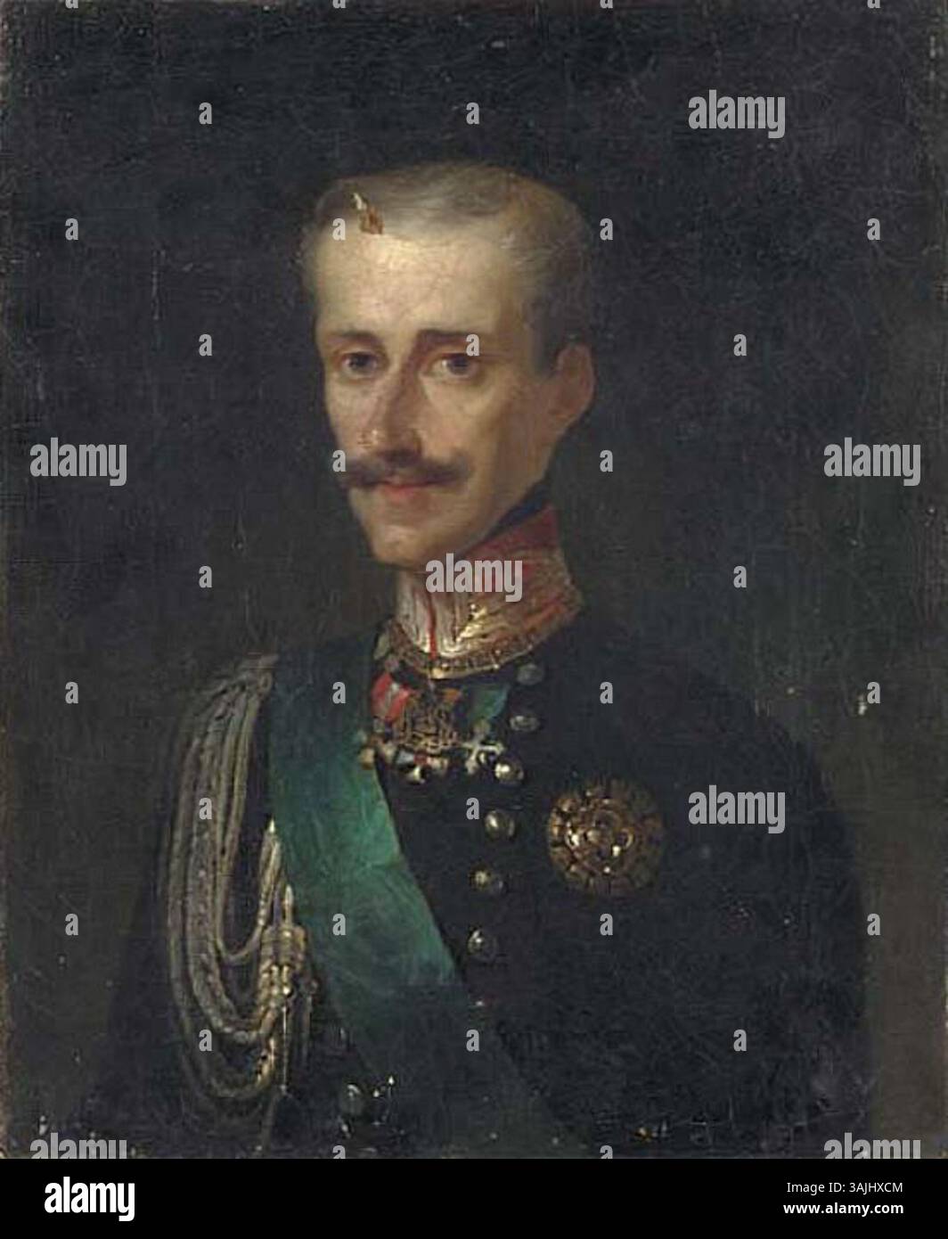 This 19th-century portrait depicts Carlo Alberto I of Sardinia, though ...