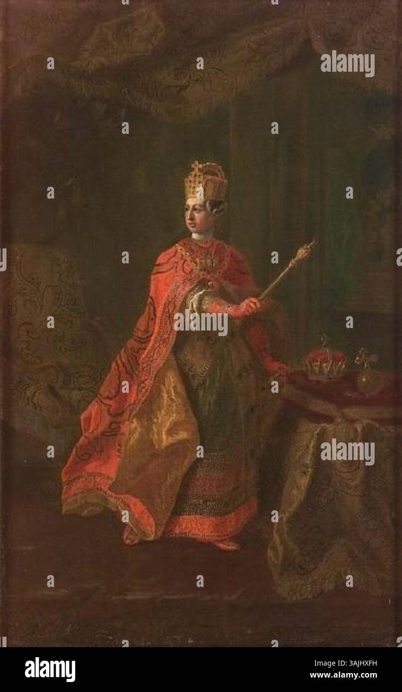 Joseph Hickel’s 1764 painting of Emperor Joseph II, with the imperial ...