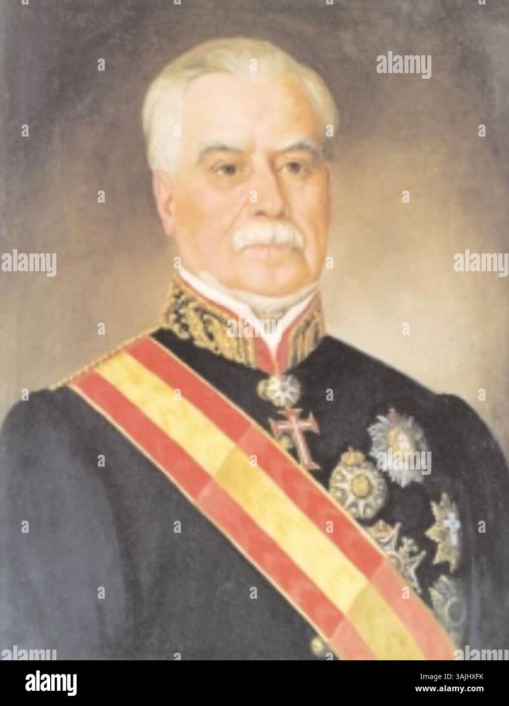 A 19th-century portrait of José Eduardo de Melo Gouveia, reflecting his ...