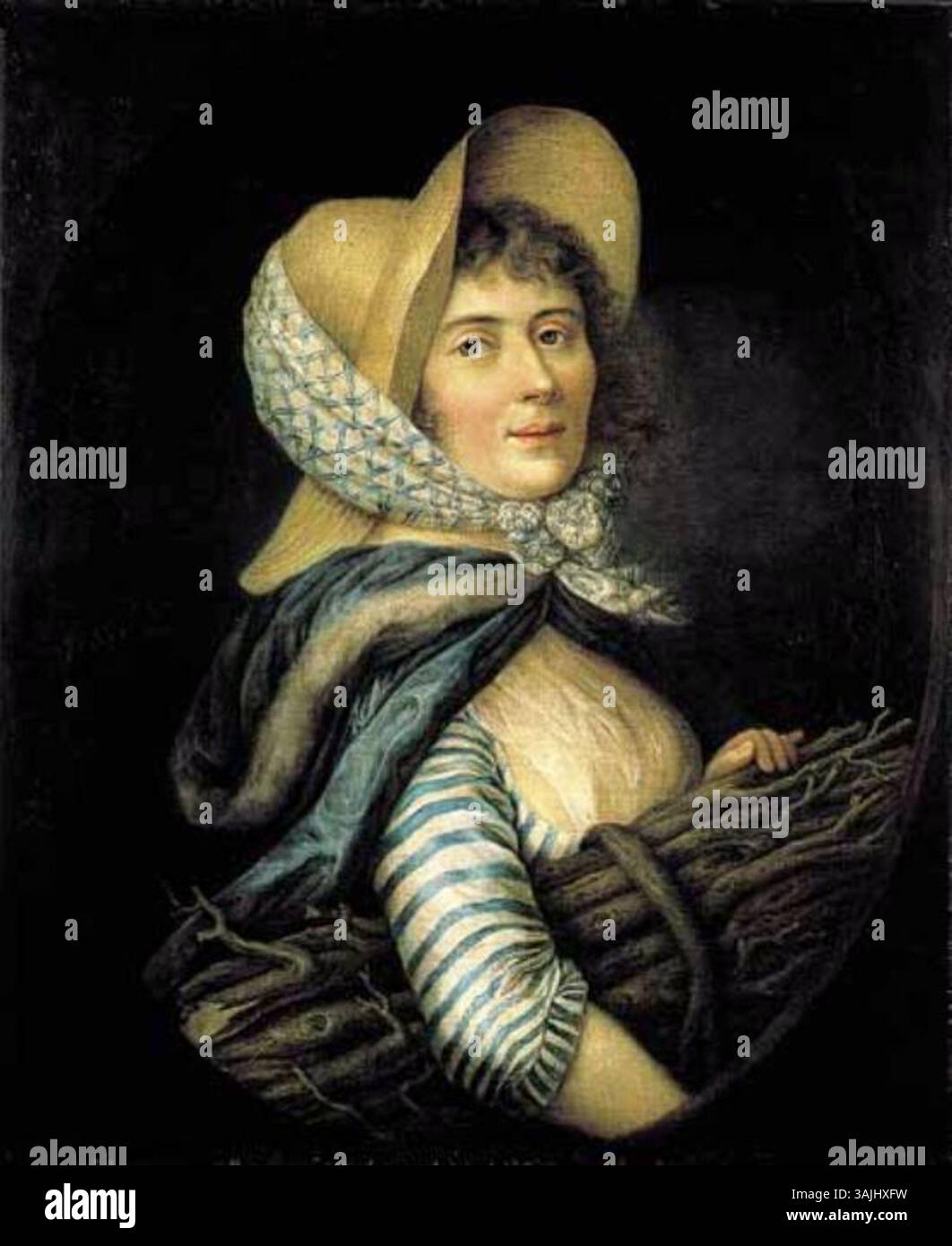 Portrait of Wilhelmine Encke, later Countess of Lichtenau, from the ...