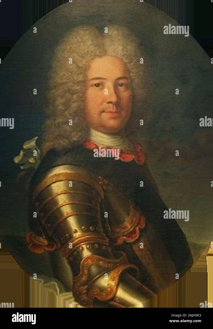 This 18th-century oil painting, attributed to the French School ...