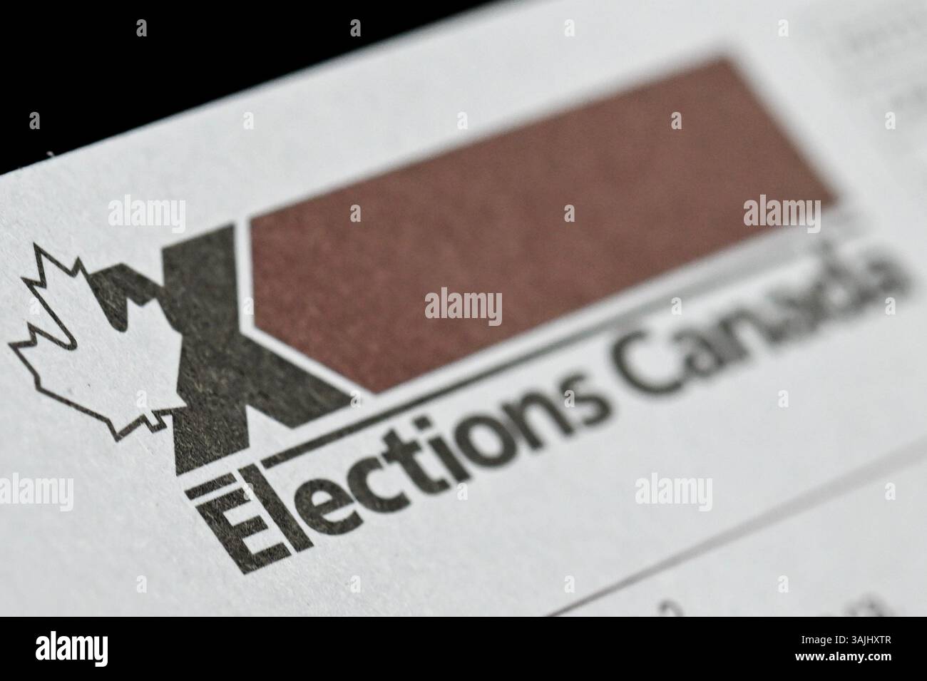 Montreal, Quebec, Canada: An elections Canada federal election voting ...