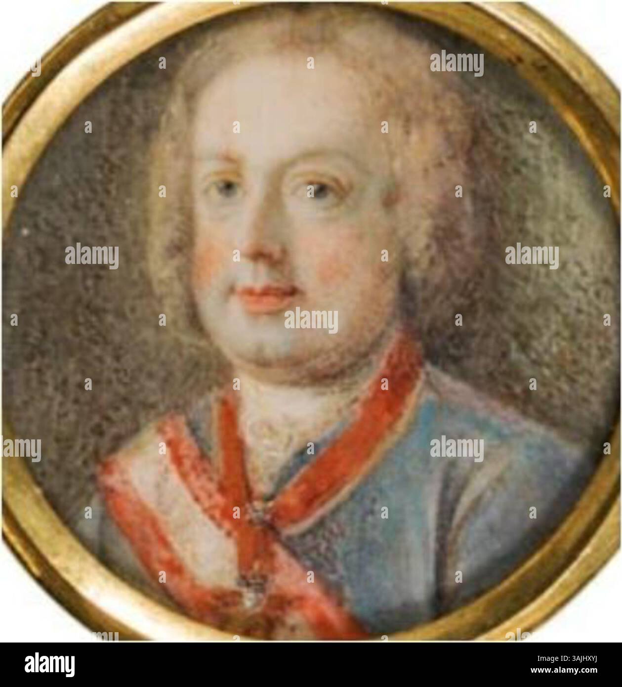 Antonio Pencini’s portrait of Emperor Francis I of the Holy Roman Empire, created between 1750 ...