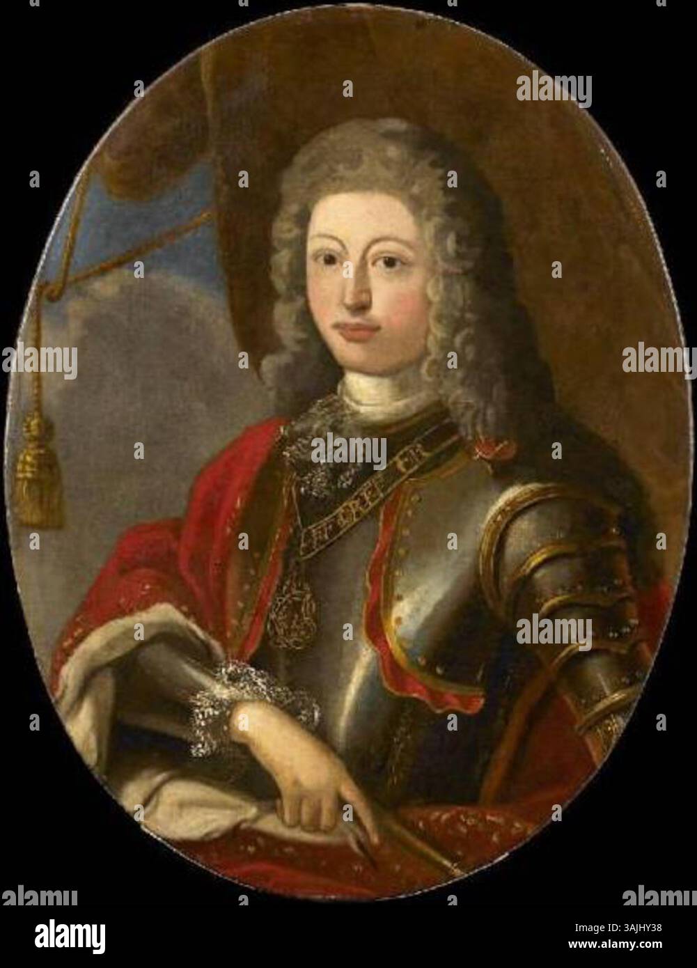 This 1690 portrait, attributed to an unknown artist from the ...