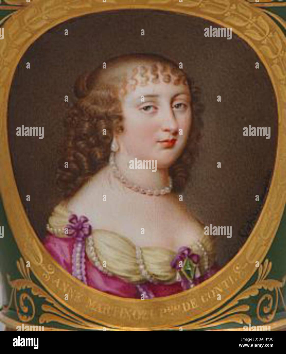 This 19th-century hard-paste porcelain portrait by Marie-Victoire ...