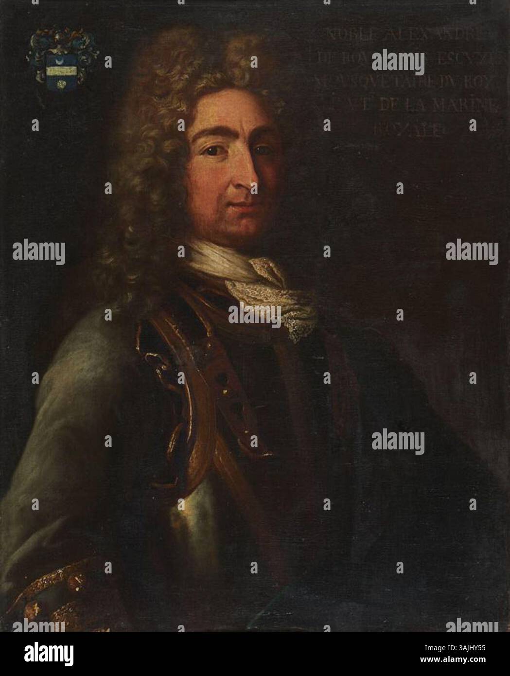 This 18th-century portrait of Alexandre de Bourgeois, attributed to a ...