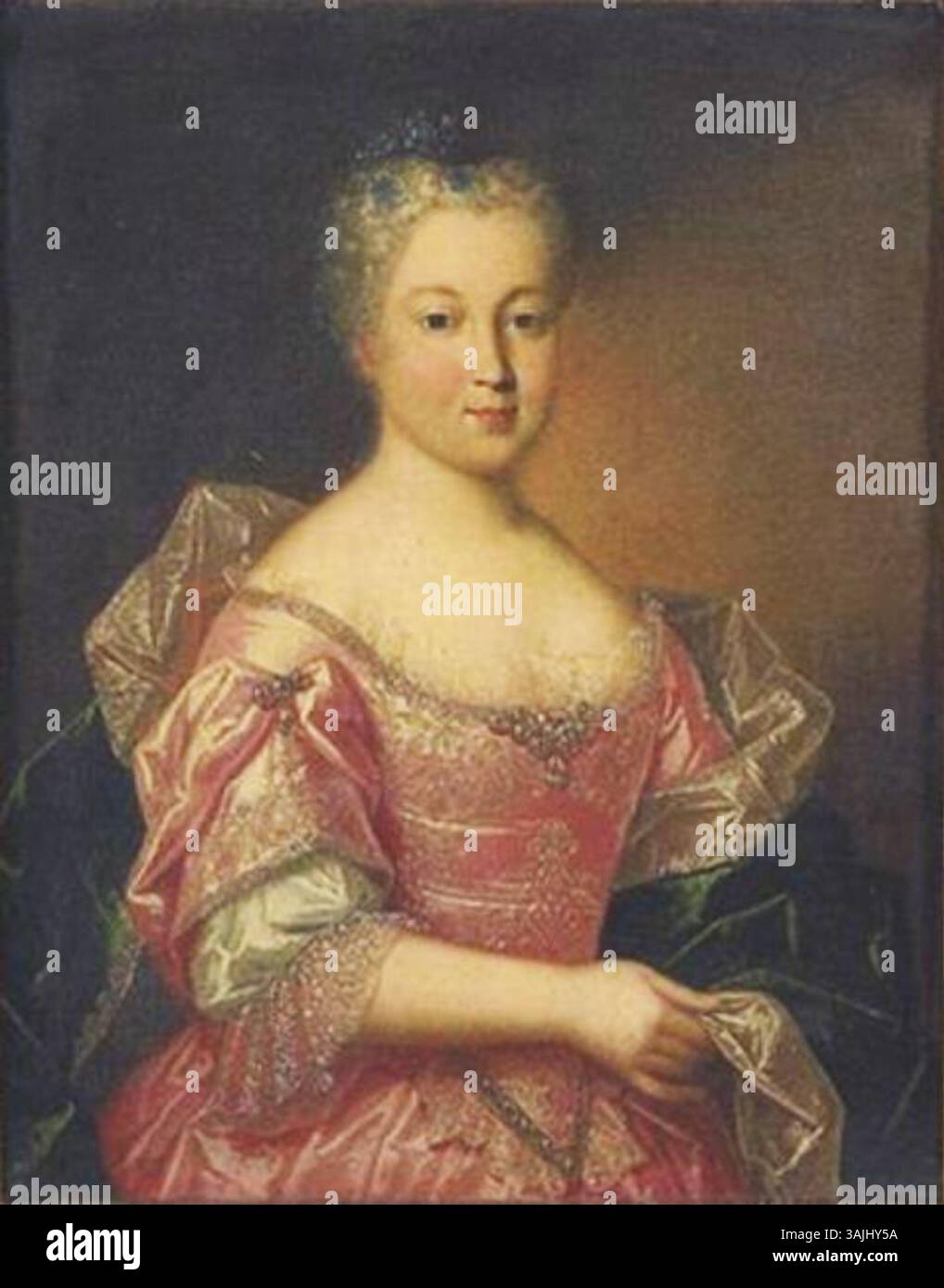 This 18th-century oil painting, attributed to the French School ...