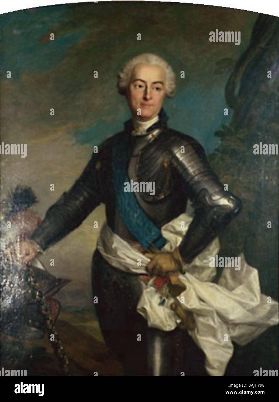 This 18th-century oil painting portrays Maréchal de Berwick, Duke of ...