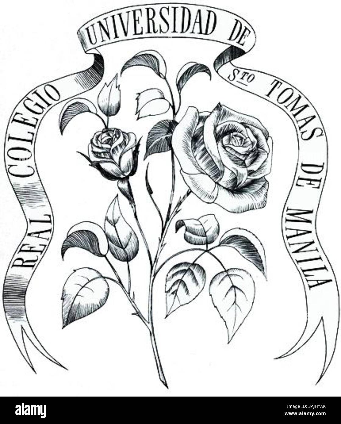 This image depicts the Rose Vignette, the seal of the University of ...