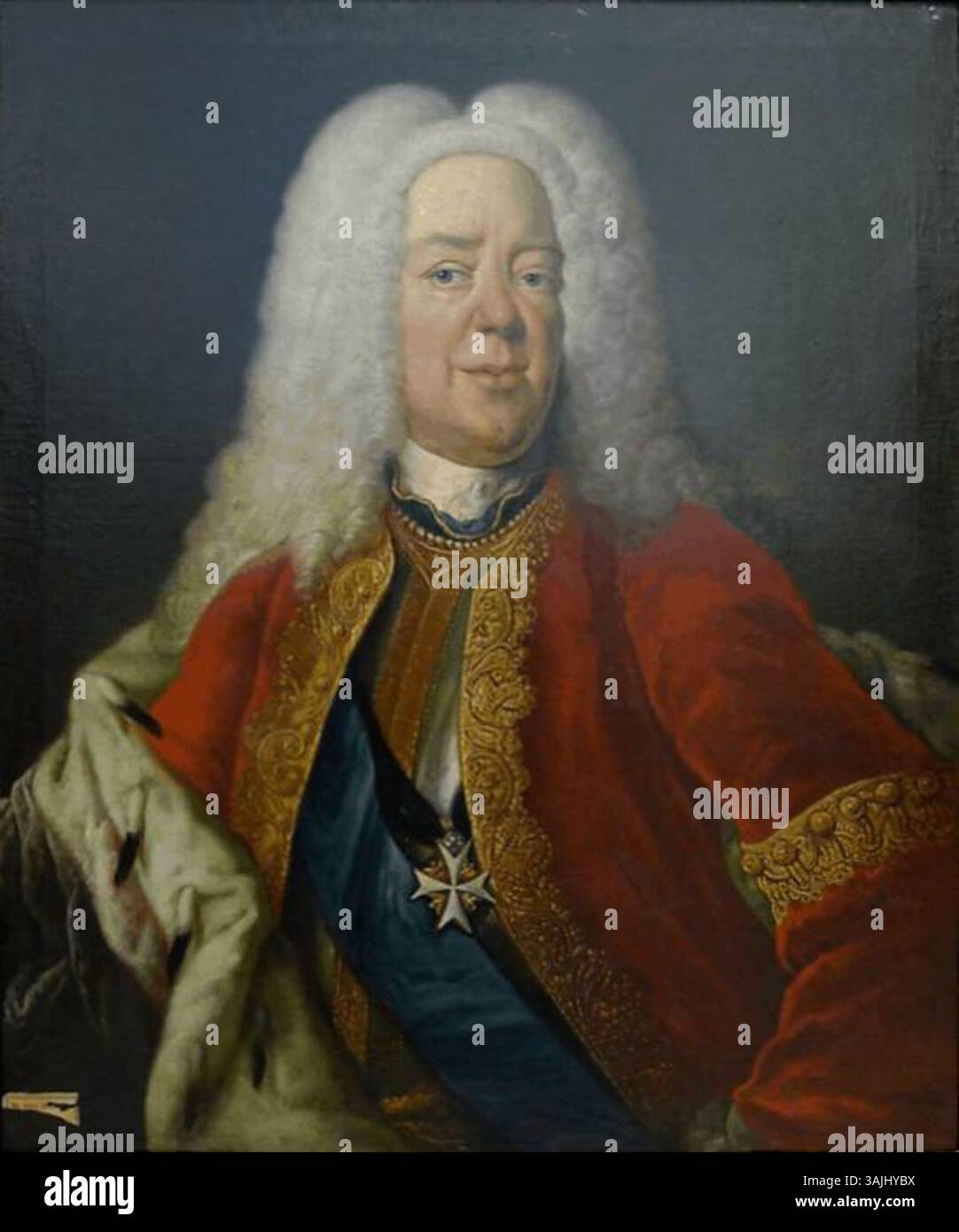 Oil painting of Louis Rudolph, Duke of Brunswick-Wolfenbüttel, restored ...