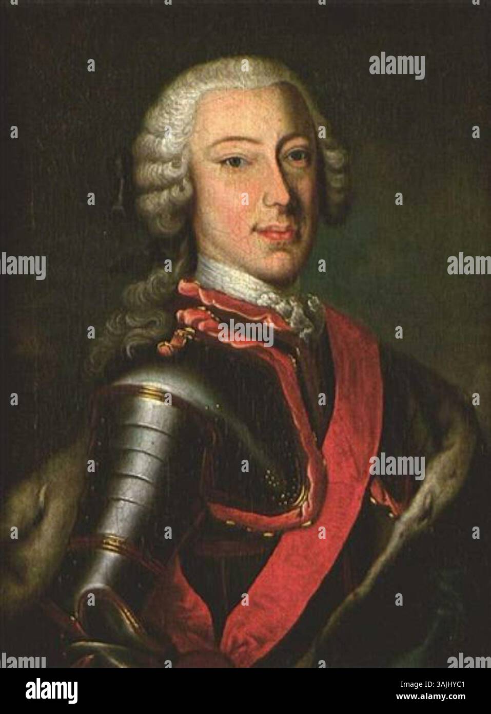 Portrait of Duke Christian IV of Pfalz-Zweibrücken (1700–1758), painted ...