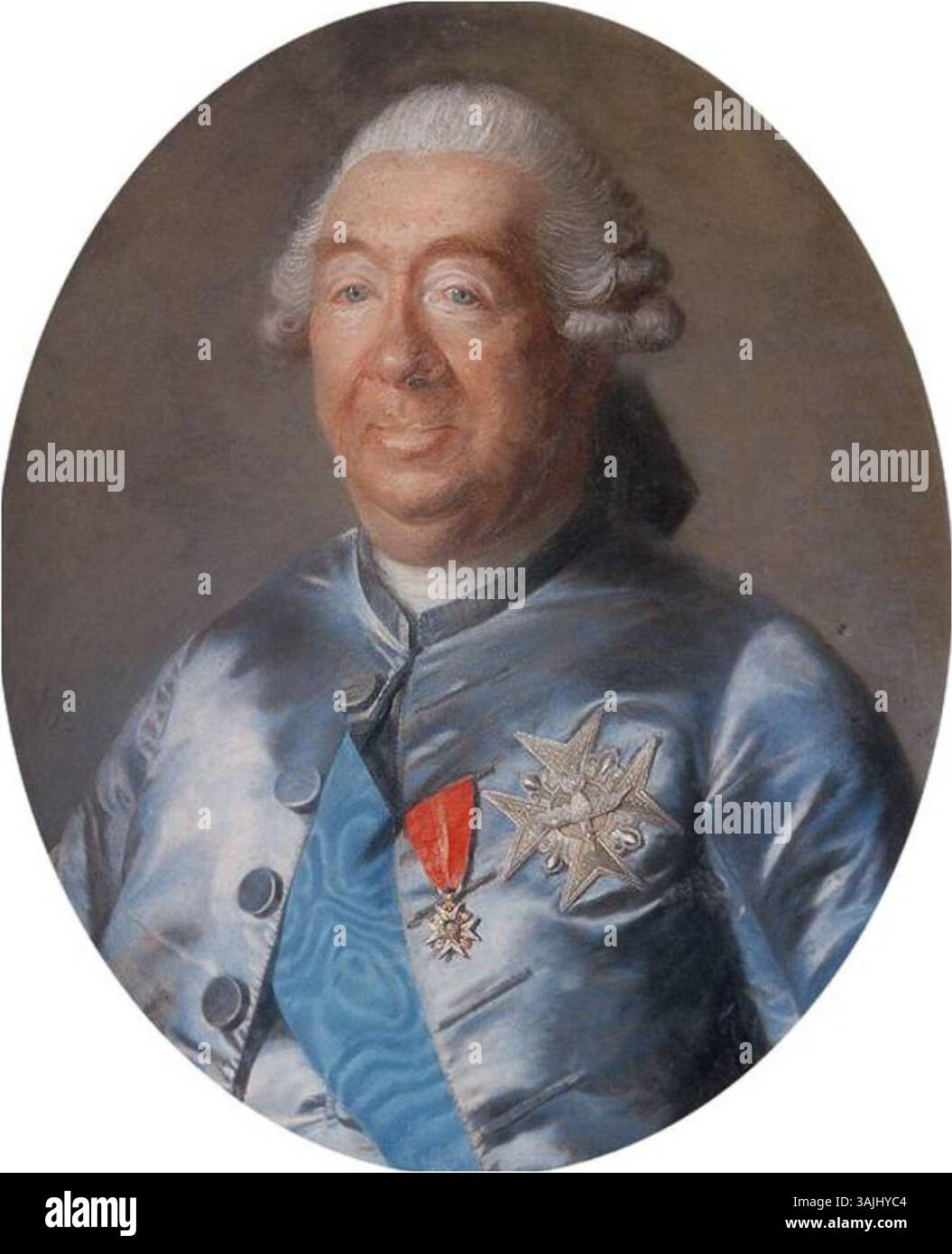 Pastel portrait of Louis de Noailles, 4th Duke of Noailles, created by ...