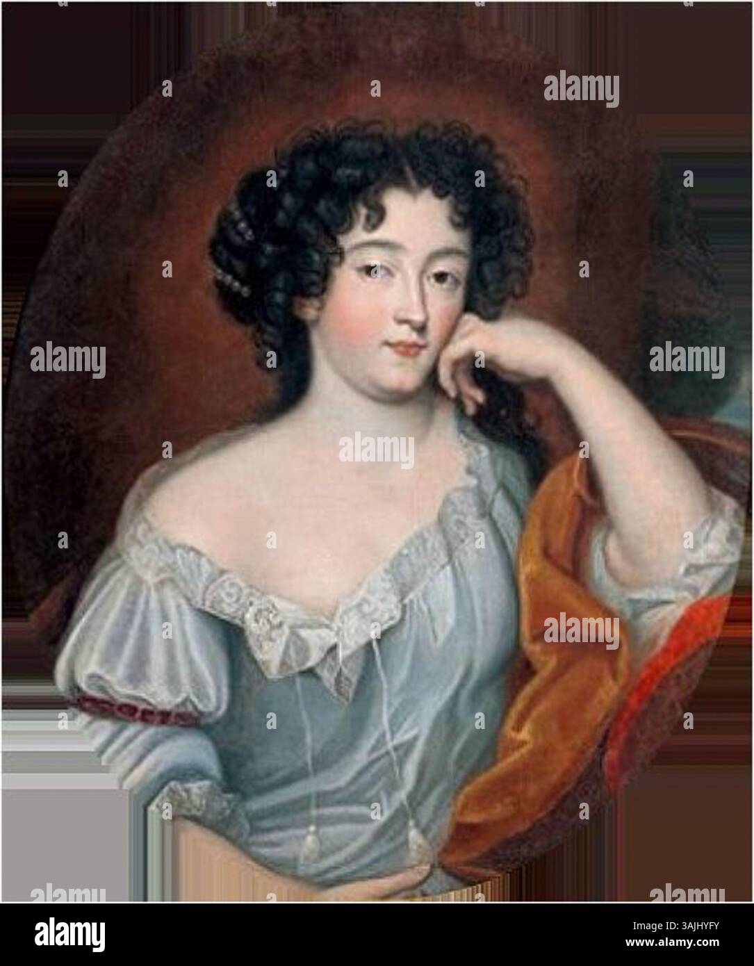 This 17th-century oil on canvas depicts Louise-Elisabeth de Rouxel de ...