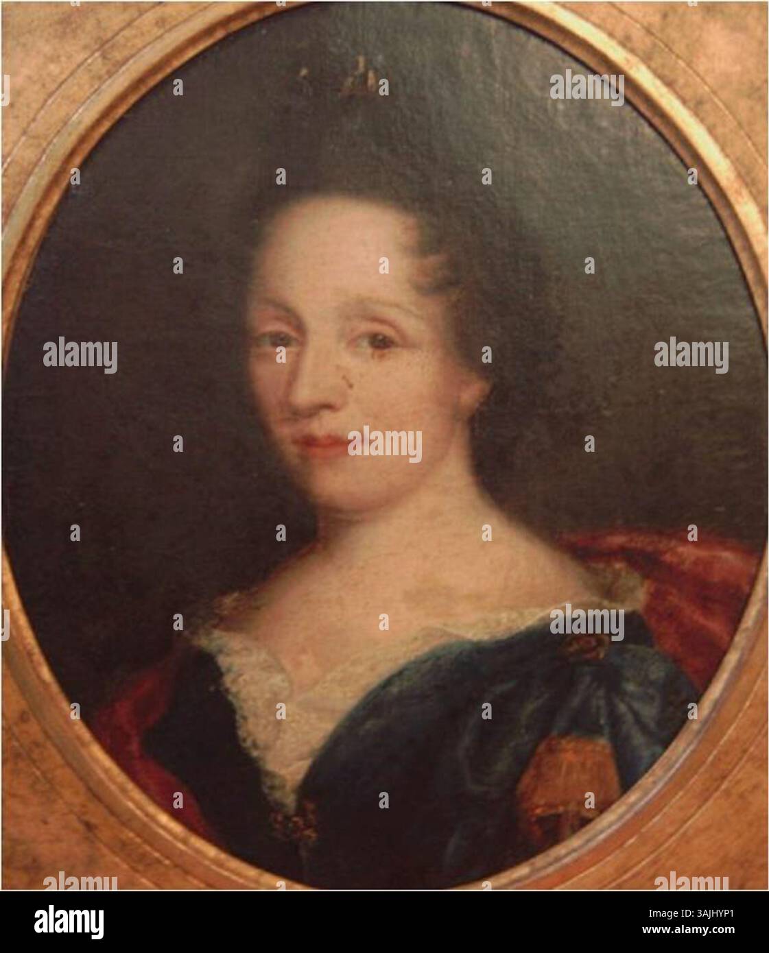 17th-century portrait of Marie Desmares, an actress and member of the ...