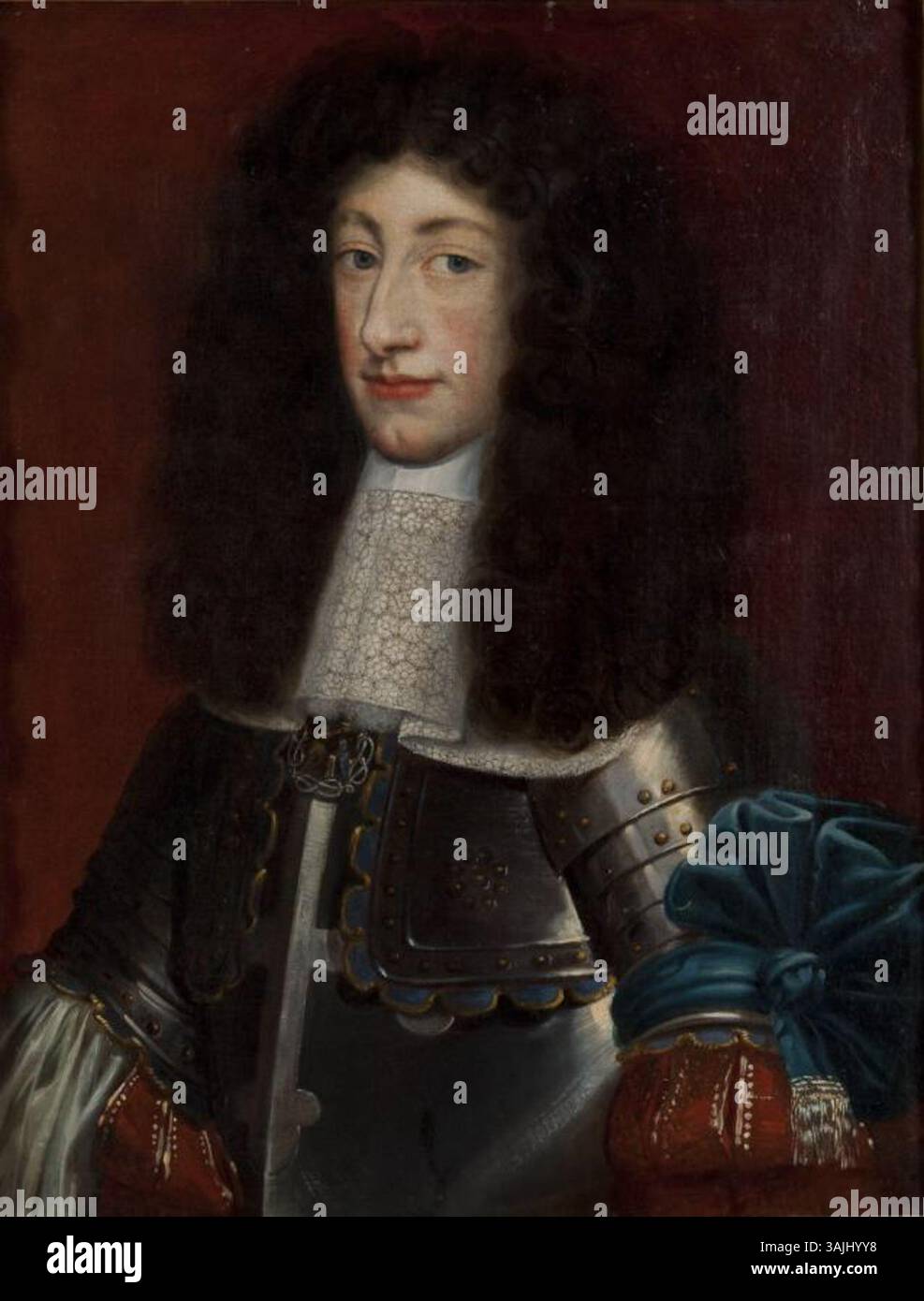 This 1665 portrait of Carlo Emanuele II of Savoy depicts the Duke of ...