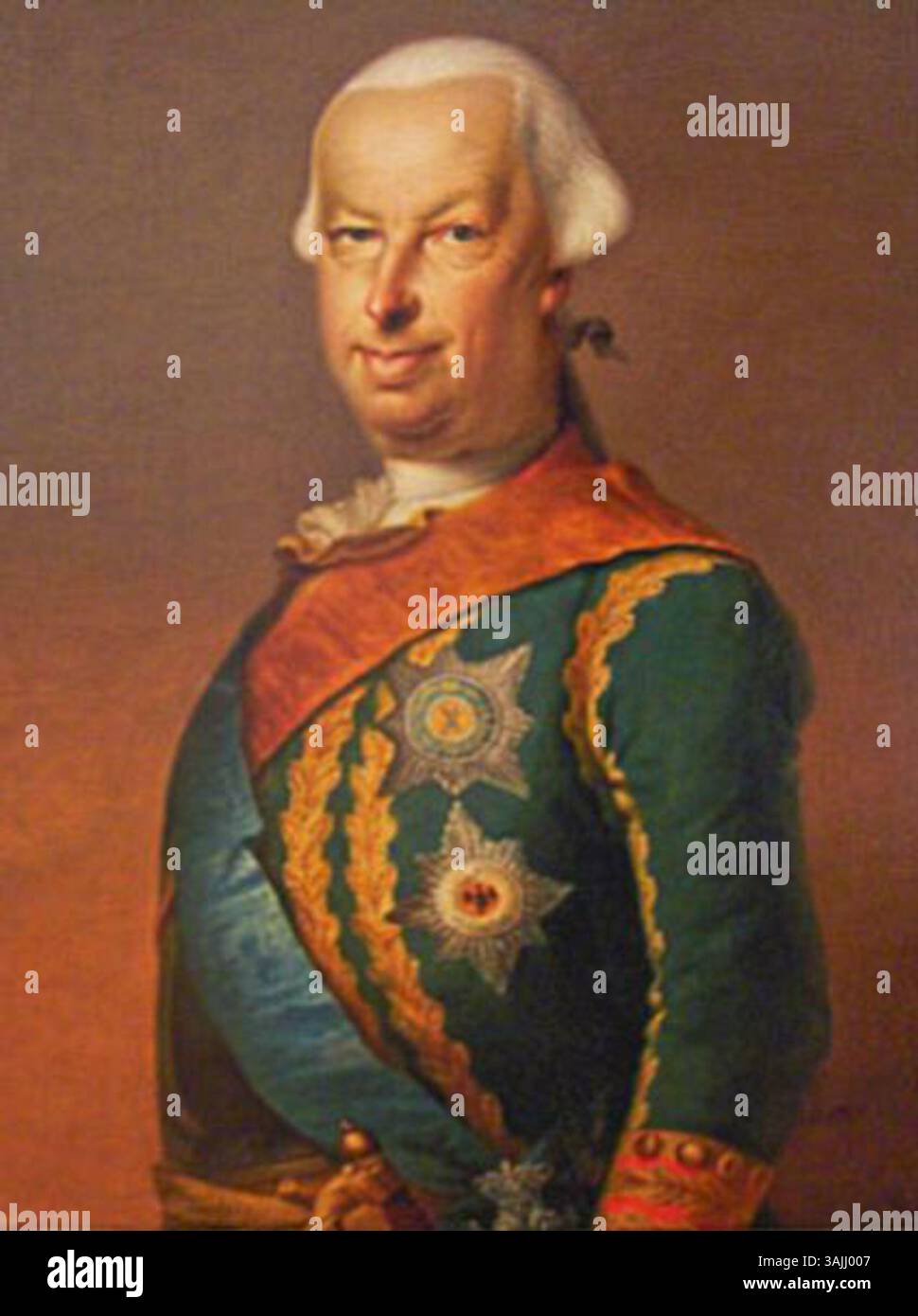 Portrait of Ludwig IX, Landgrave of Hesse-Darmstadt (1719-1790) painted ...