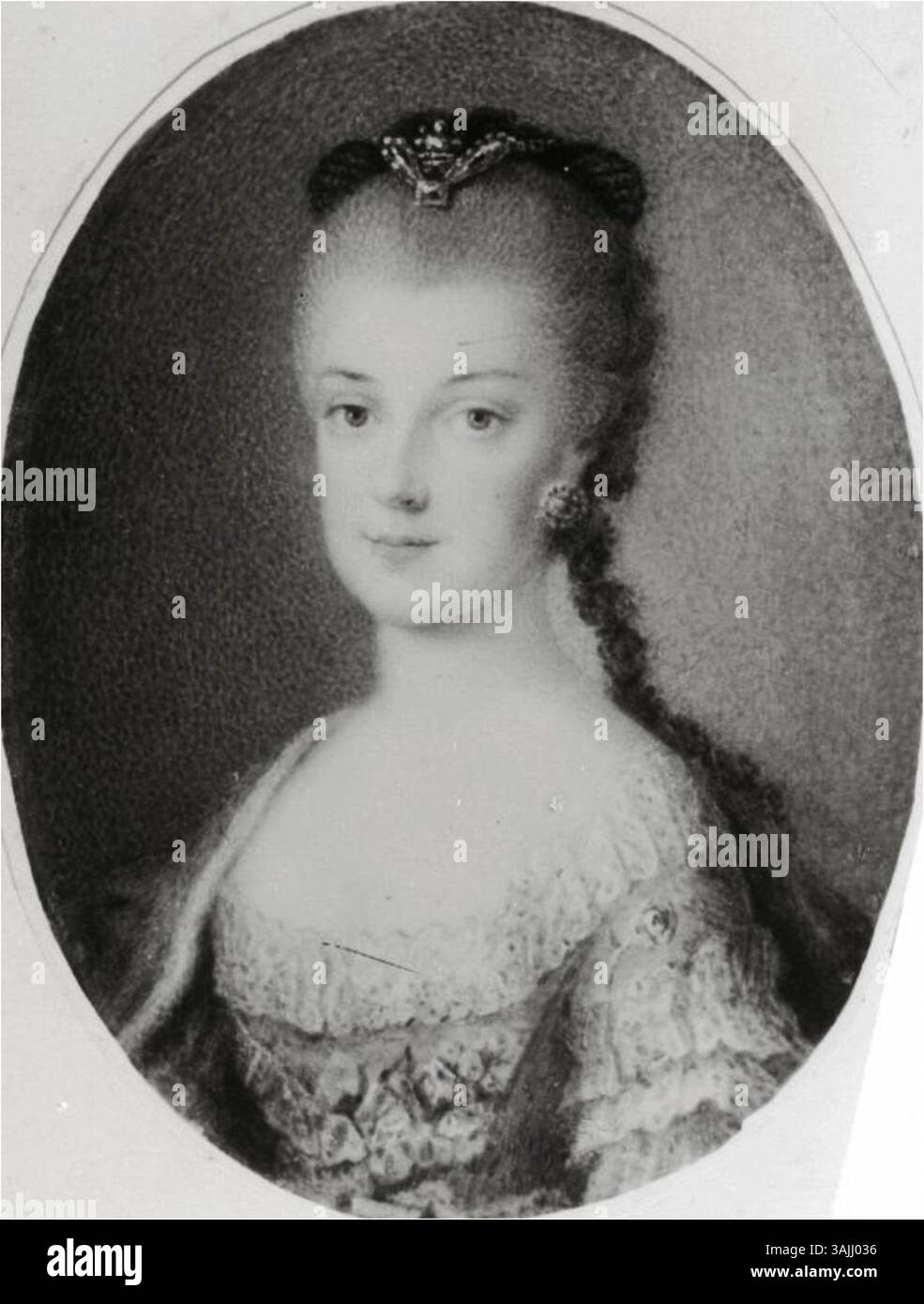 This 18th-century miniature portrait of Archduchess Maria Amalia of ...