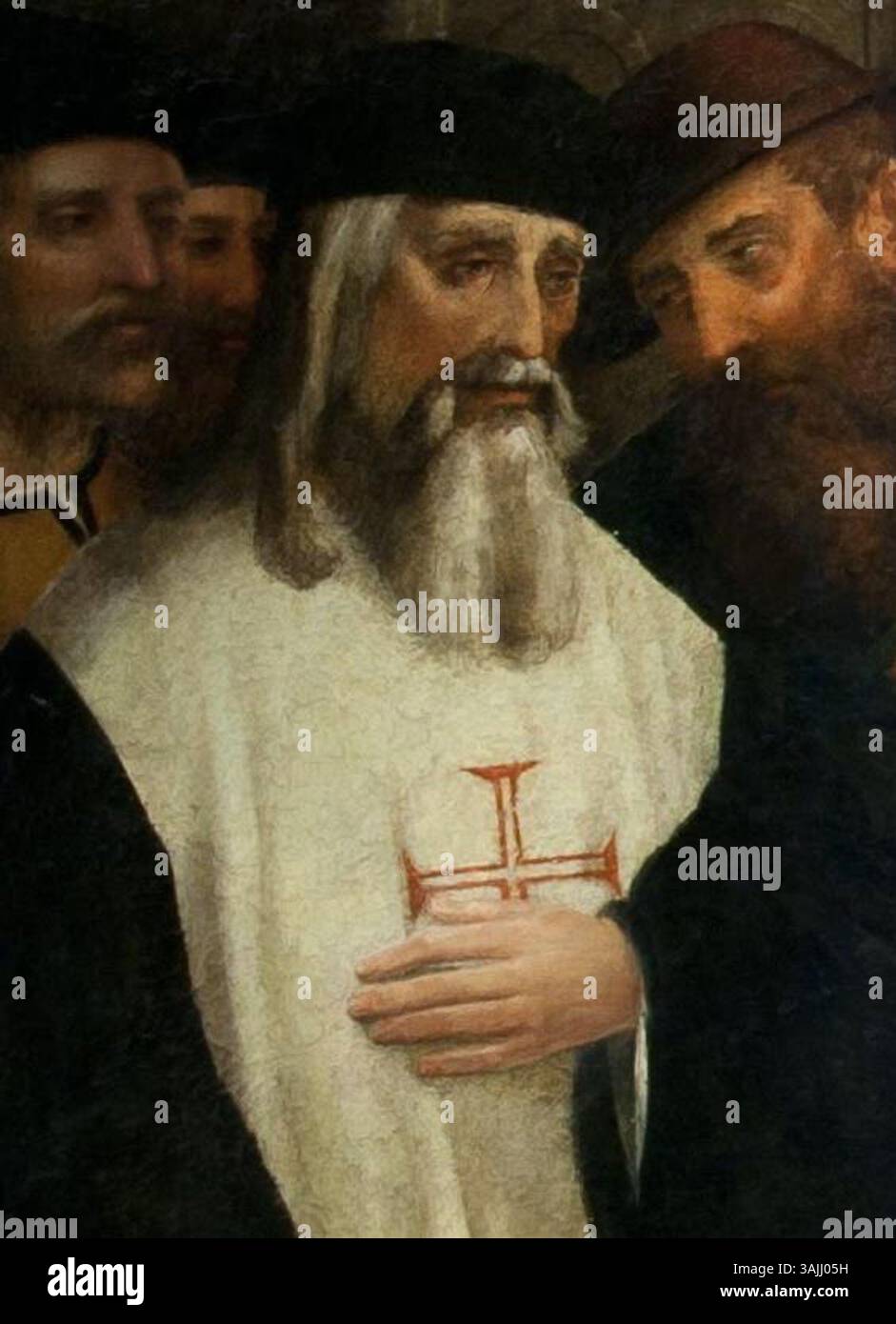 This detail from the 1541 painting *Casamento de Santo Aleixo* by ...