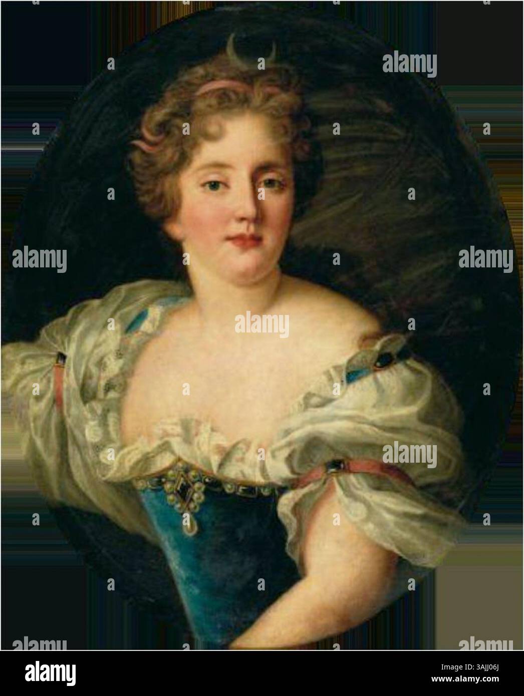 This 17th-century painting, attributed to the School of Pierre Mignard ...