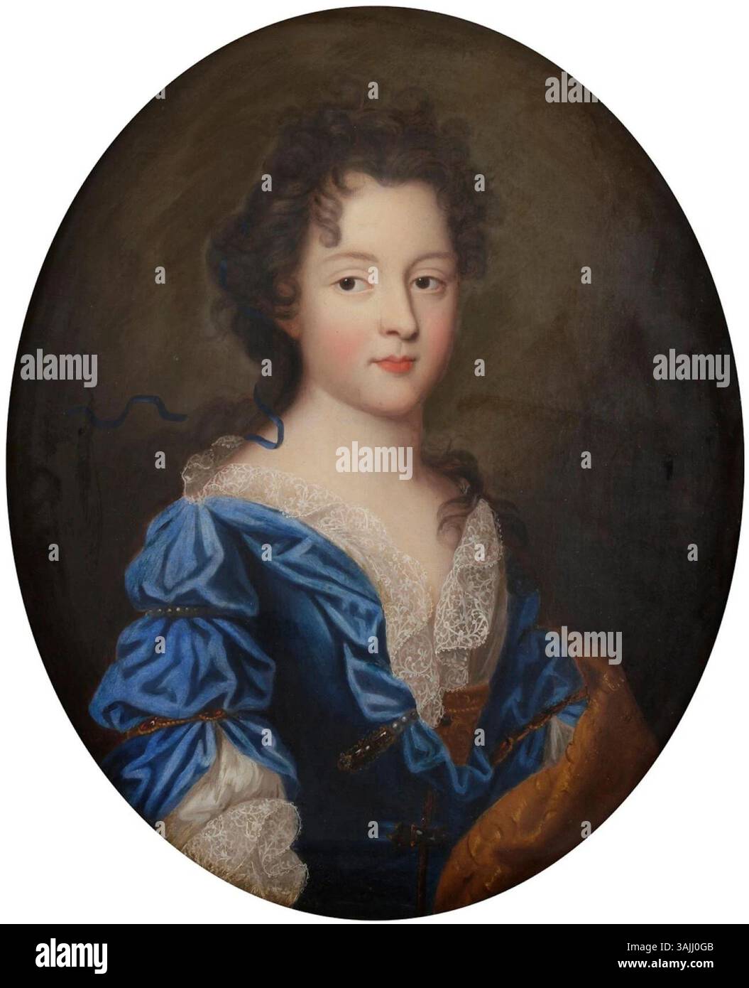 Portrait of a lady in blue, painted by François de Troy circa 1690. The ...