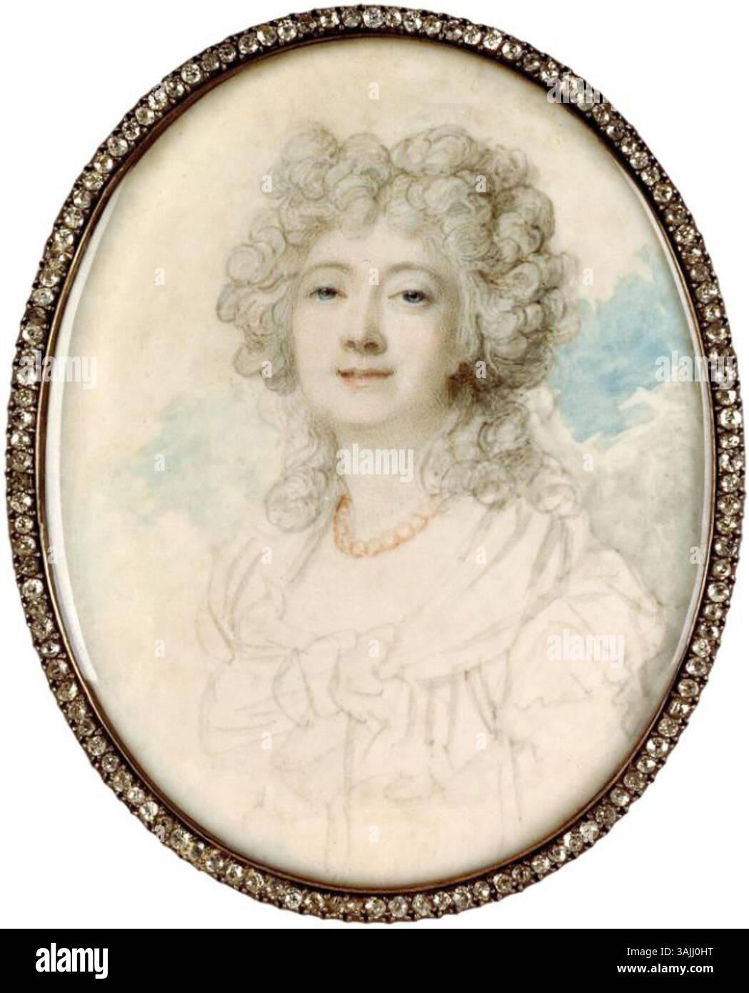 This 1791 portrait by Richard Cosway depicts Madame du Barry, the ...