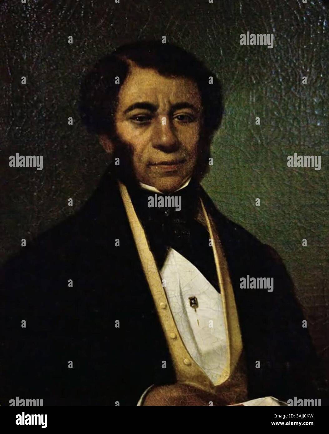 This 1836 portrait of Auguste Augustin Metoyer, a Louisiana Creole, was ...