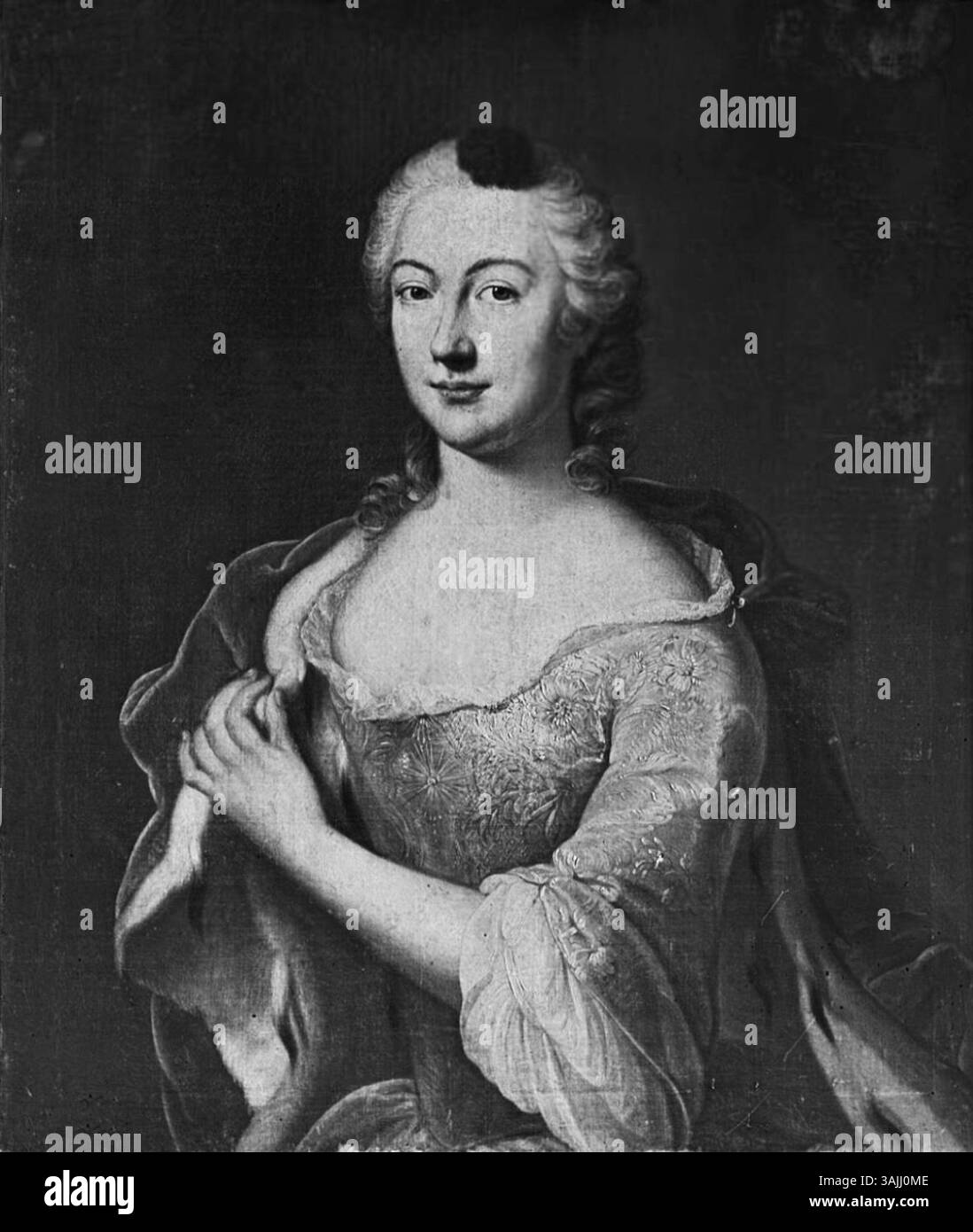 This 1748 painting by Johann Georg Ziesenis portrays Countess Palatine ...