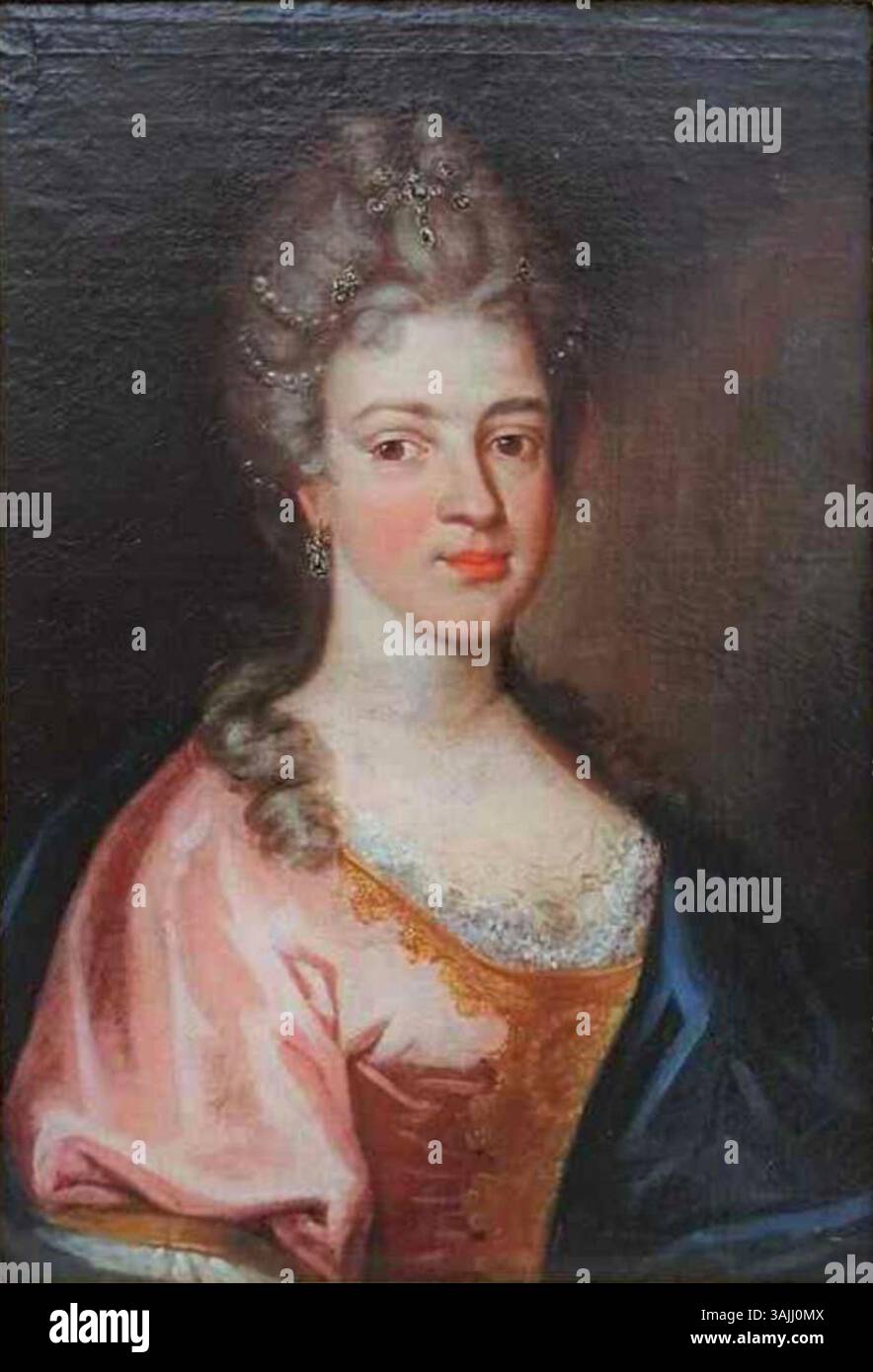 This 18th-century oil portrait from the French School is a presumed ...