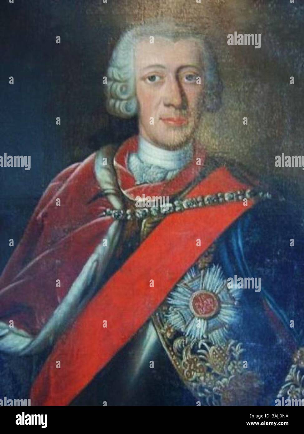 This painting, attributed to Friedrich Ludwig Hauck, depicts John ...