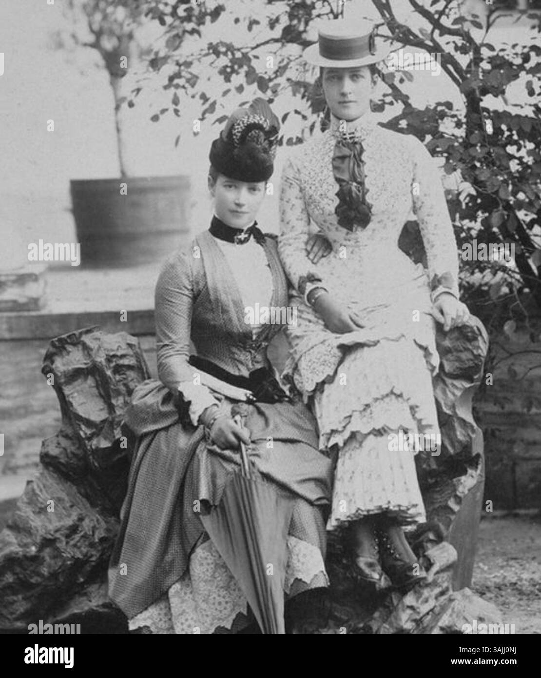 Portrait of Queen Alexandra of the United Kingdom and Empress Maria ...
