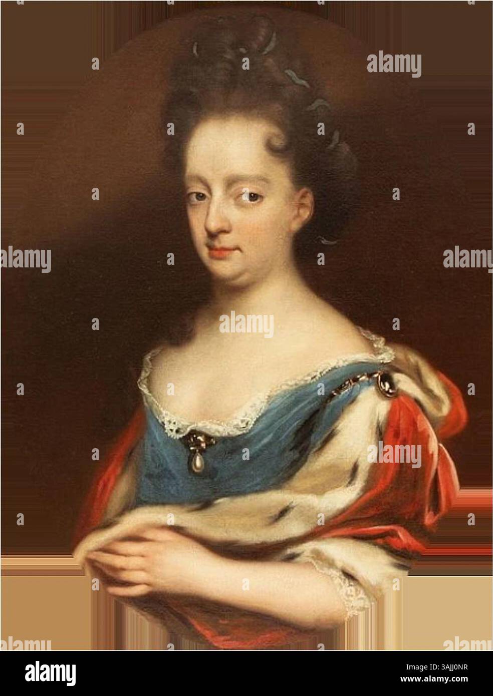 This late 17th or early 18th-century portrait, attributed to Lancelot Volders, depicts Princess ...