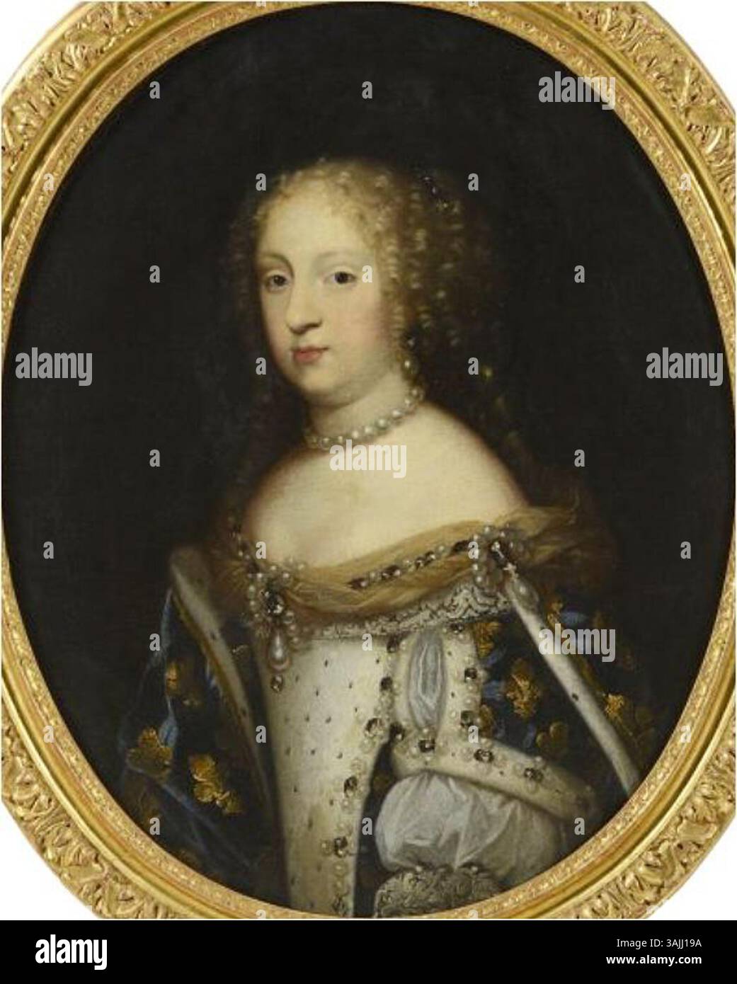 This 17th-century portrait depicts Maria Teresa, the Infanta of Spain ...