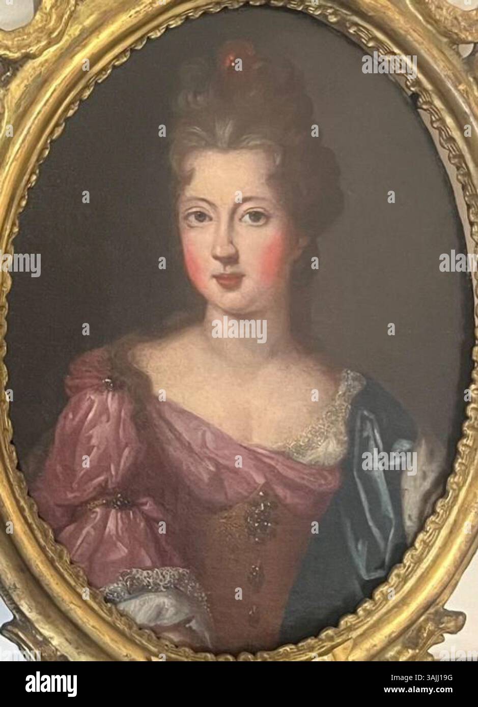 This portrait, presumed to depict Françoise Marie de Bourbon, daughter ...
