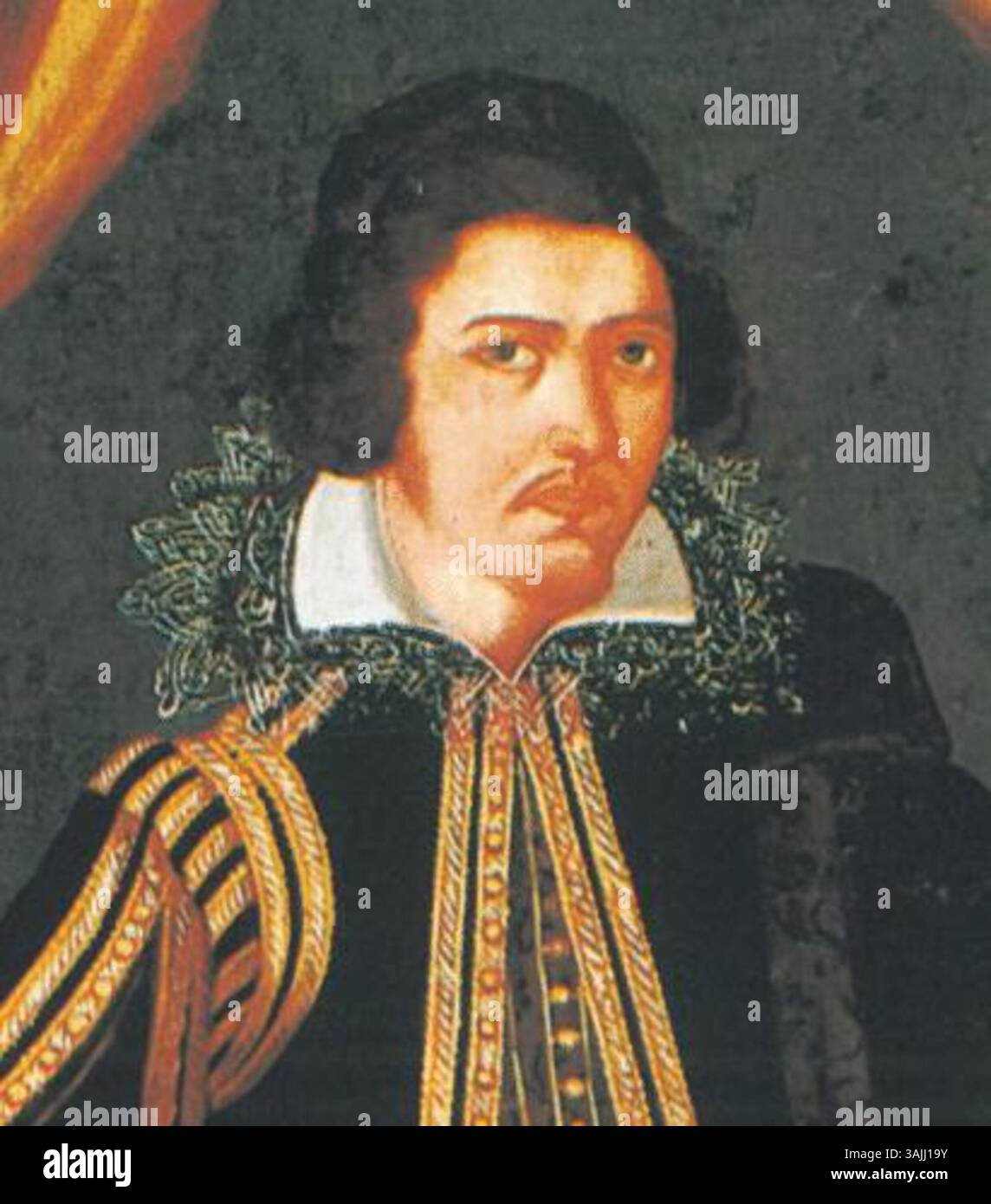 Fragment of a larger work by Slovenian artist Jernej Valvasor ...