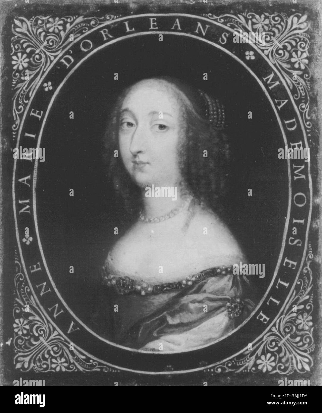 This circa 1658 portrait of Anne Marie Louise d'Orléans, daughter of ...