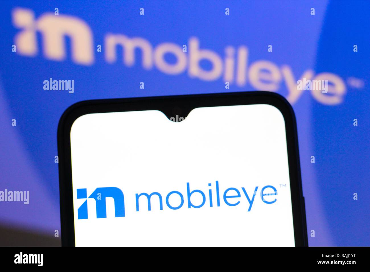 Canada. 11th Apr, 2025. In this photo illustration, the Mobileye Global ...